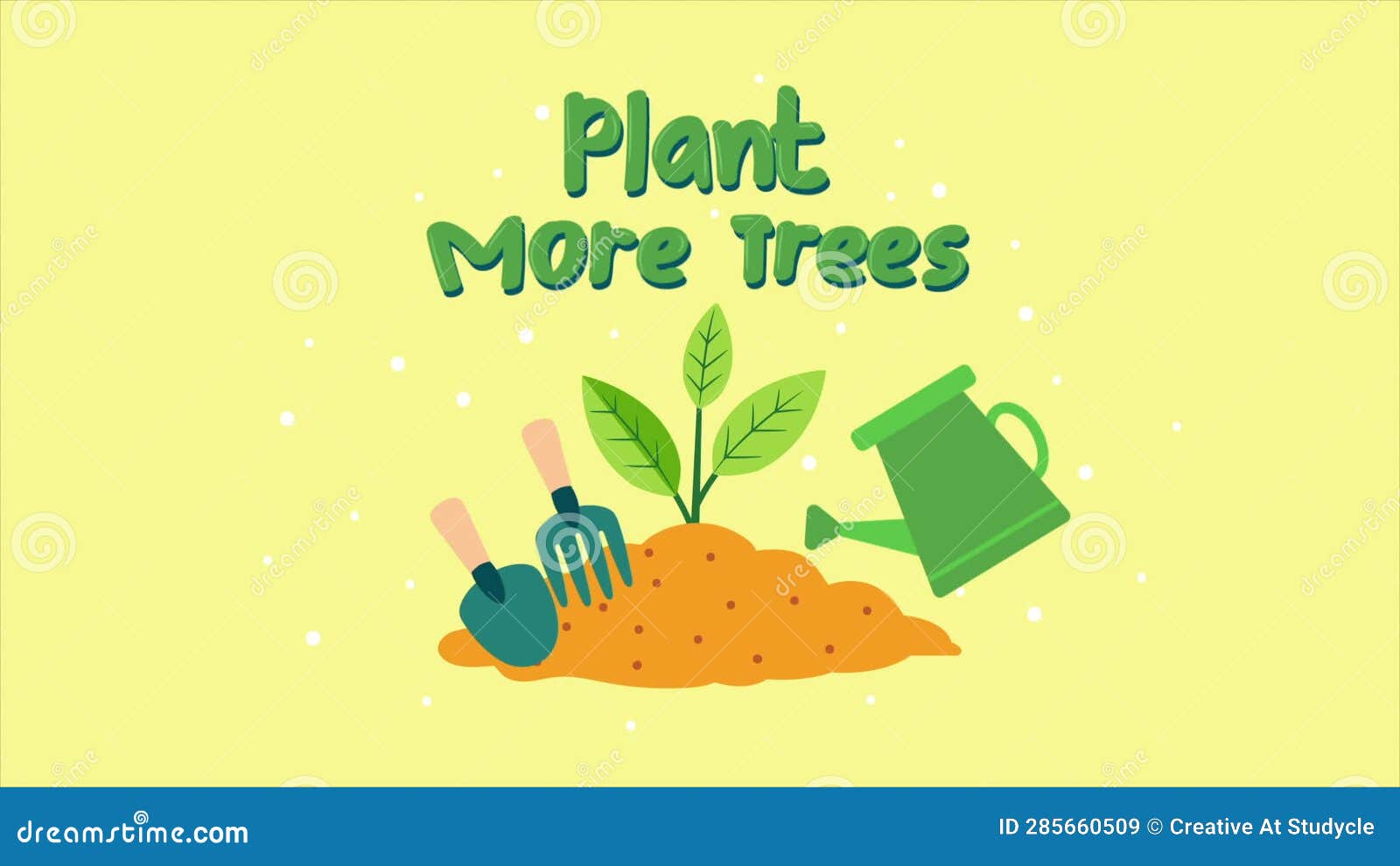 Plant More Trees Animation, Environment Campaign Animation Stock Video ...