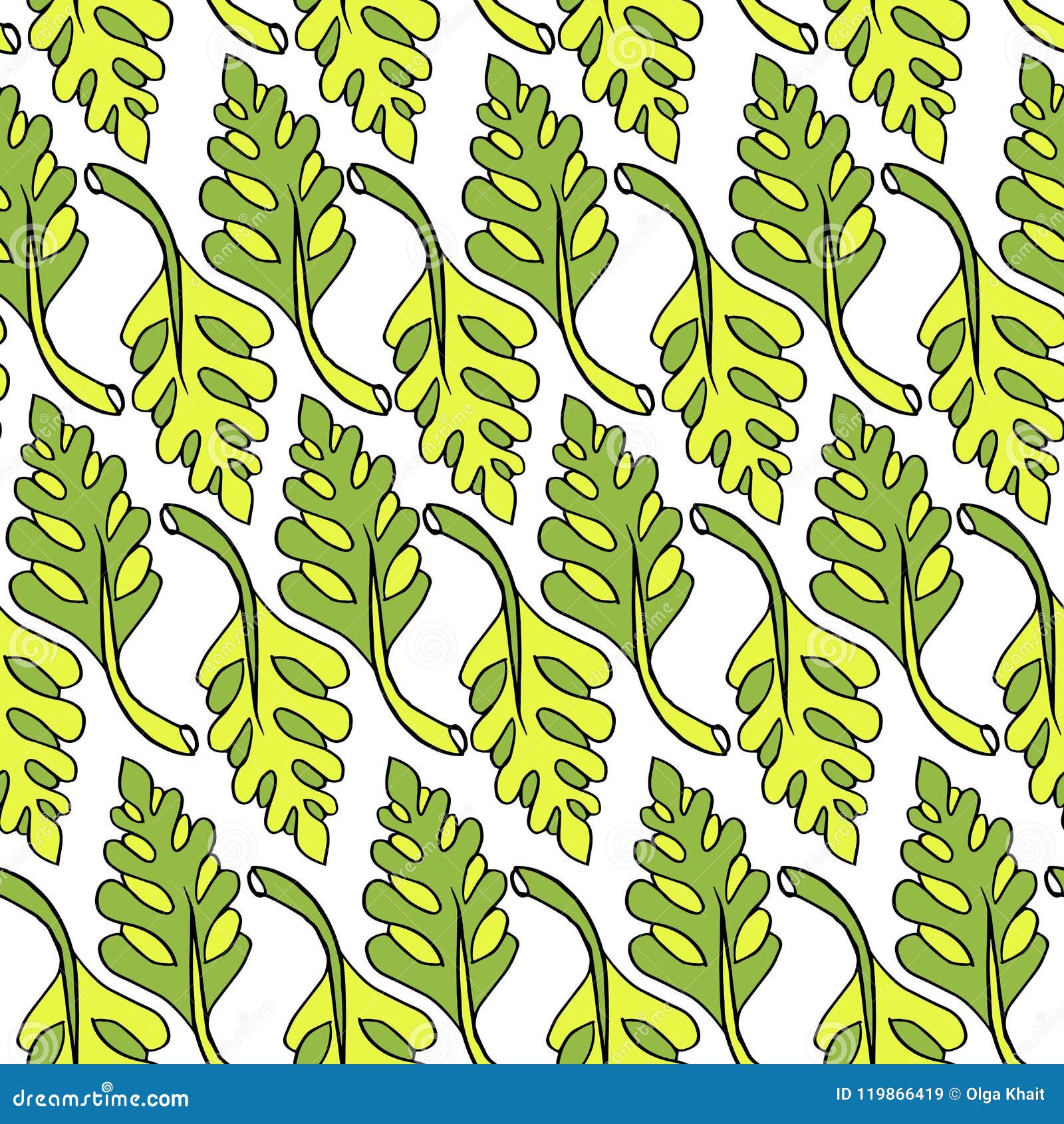 Little dino leafs set stock vector. Illustration of plant - 119866419