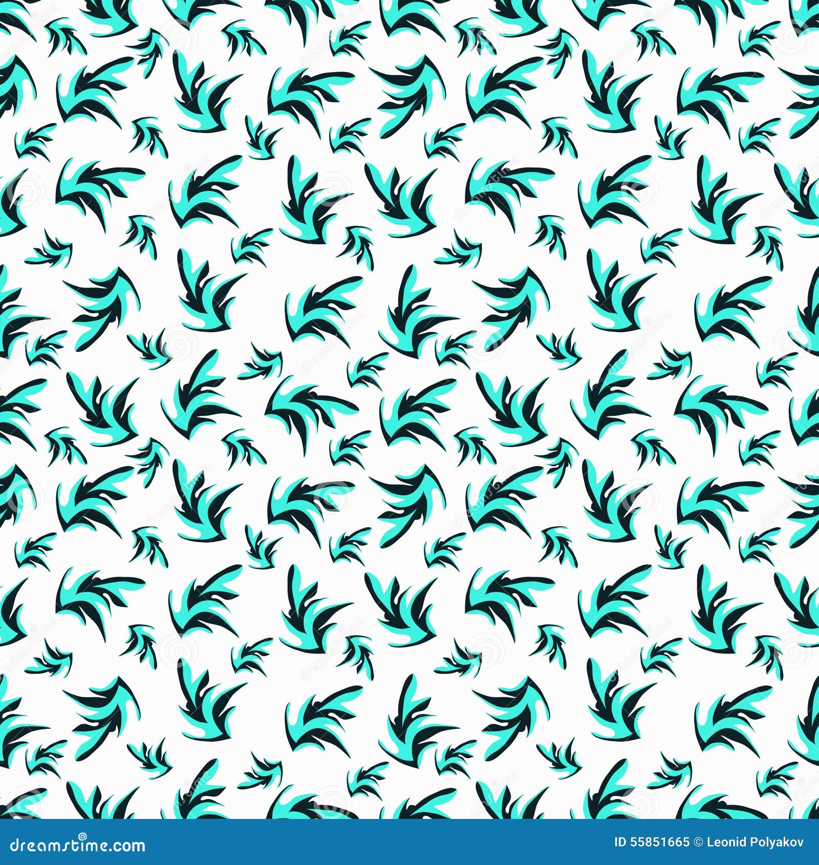 Plant pattern stock vector. Illustration of floral, jungle - 55851665