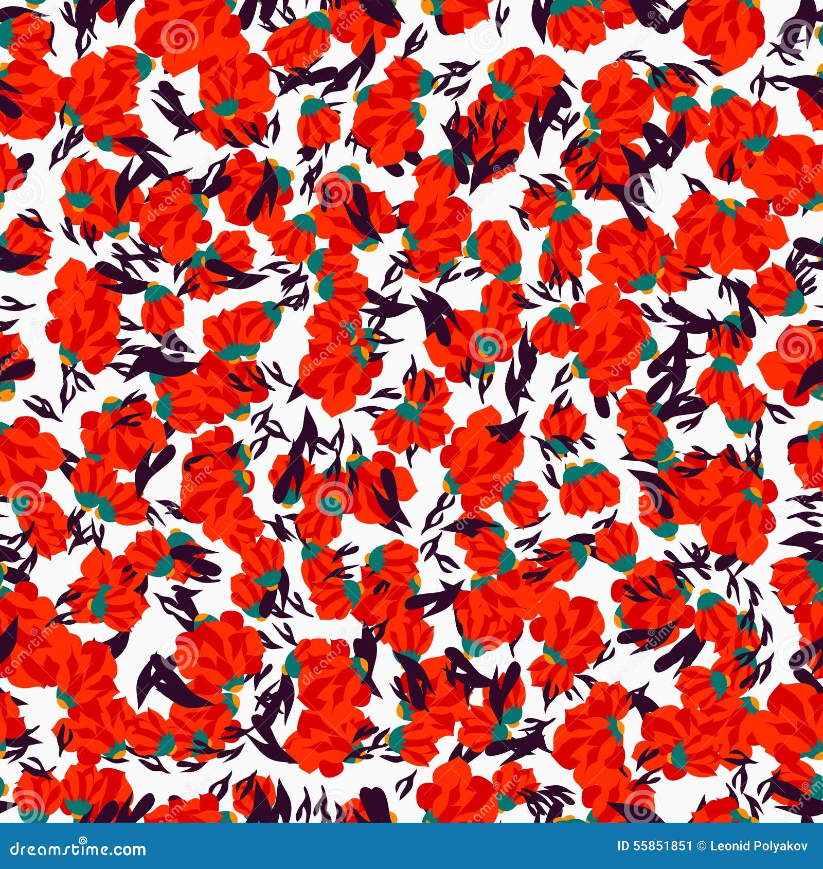 Plant pattern stock vector. Illustration of nature, bright - 55851851