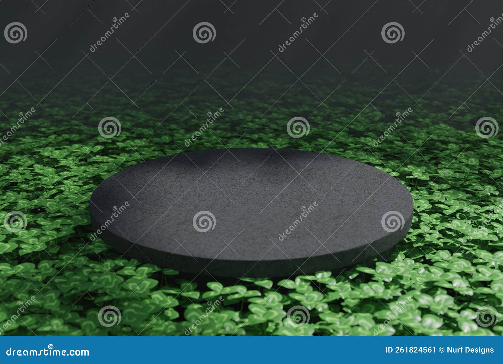Plant podium set 5 stock illustration. Illustration of plant - 261824561