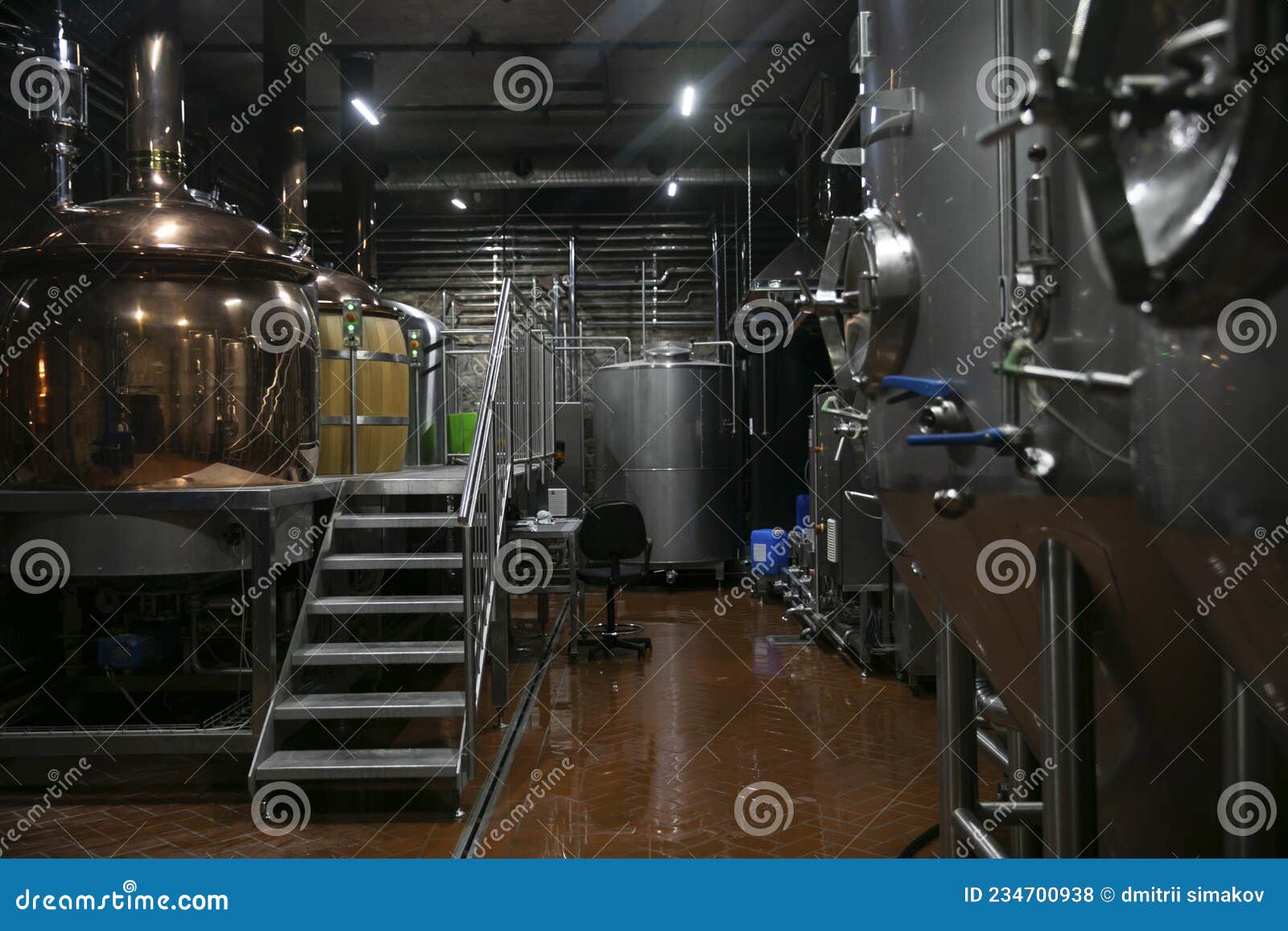 Plant for the Production of Alcoholic Beer Hops Malt Stock Photo ...