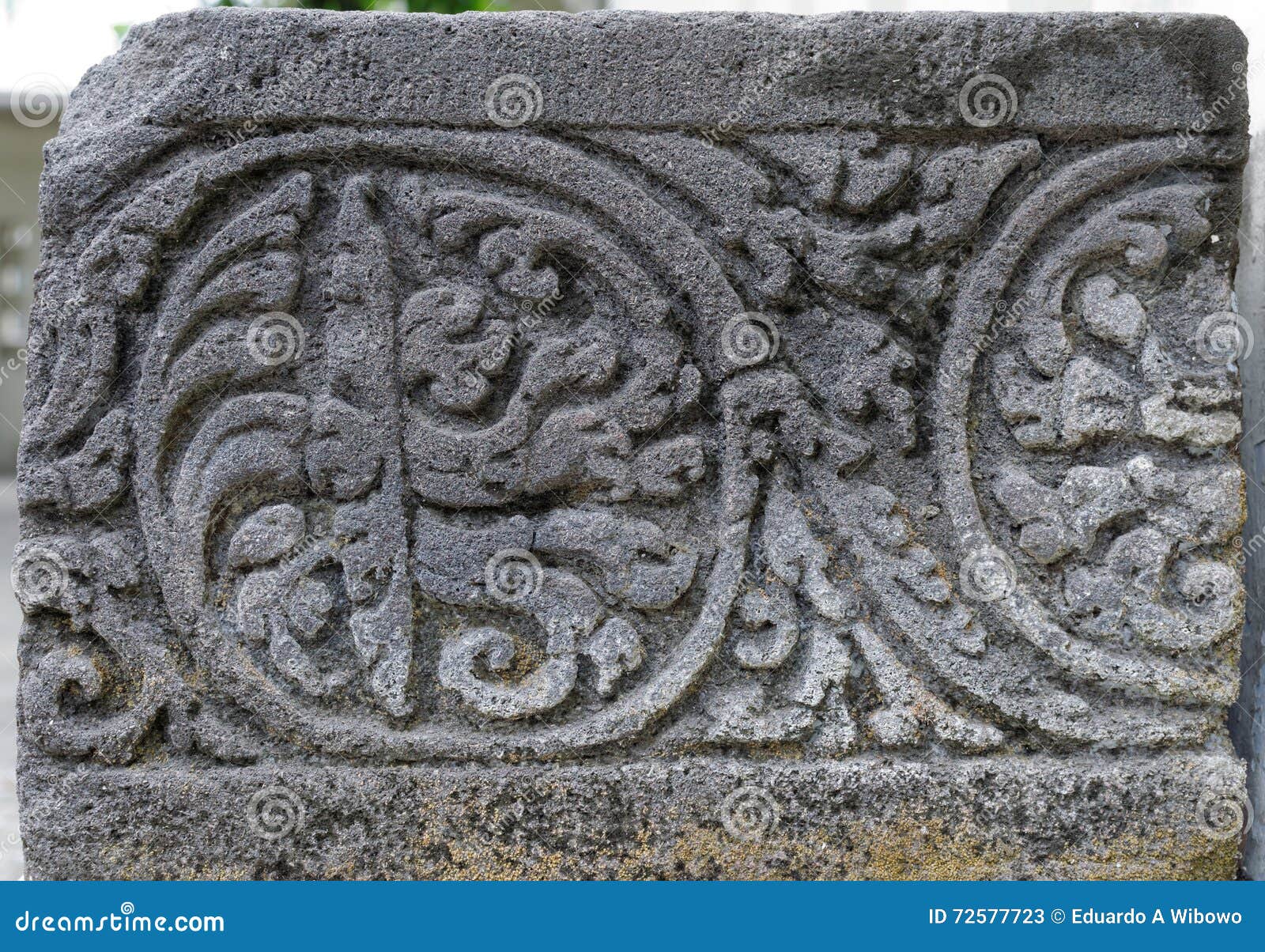 Plant Relief stock image. Image of temple, artistic, decorative - 72577723