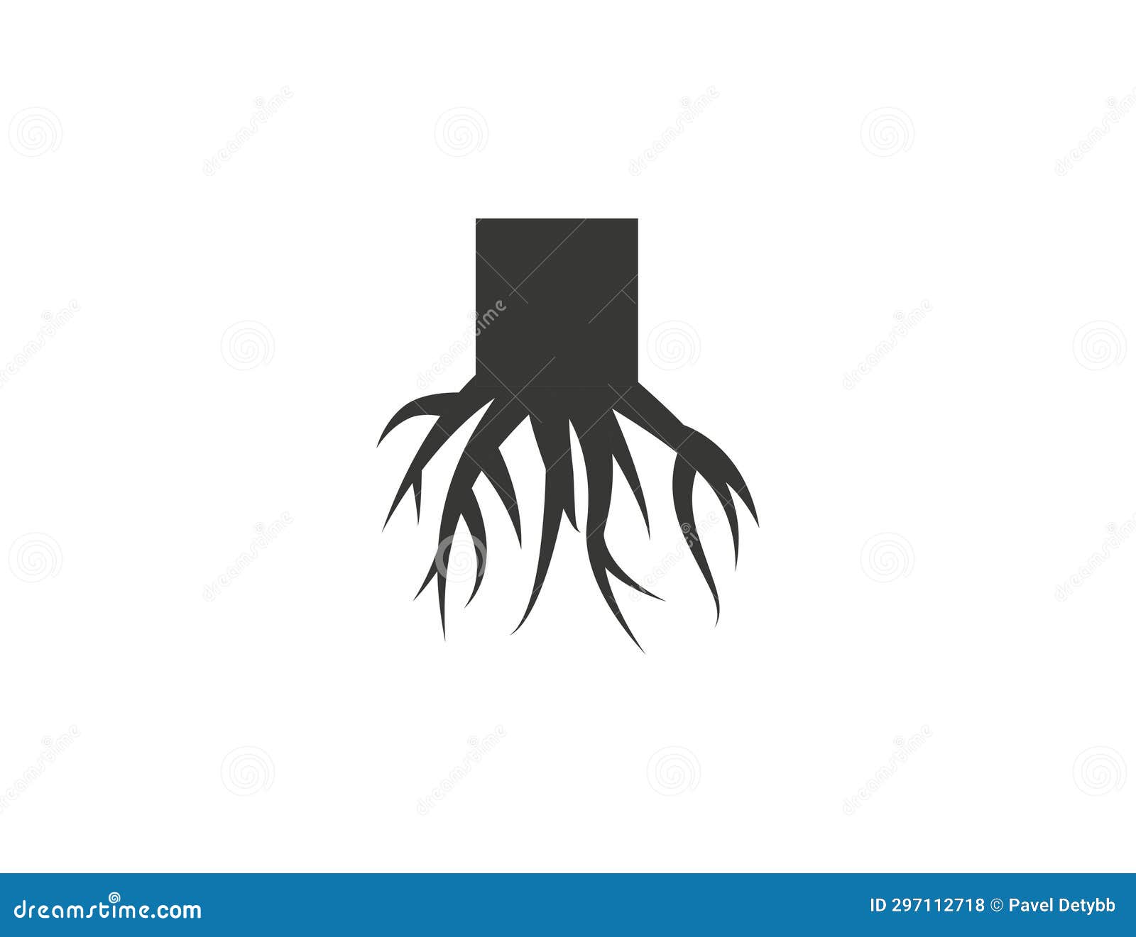 Plant, Roots Icon. Vector Illustration. Stock Illustration ...