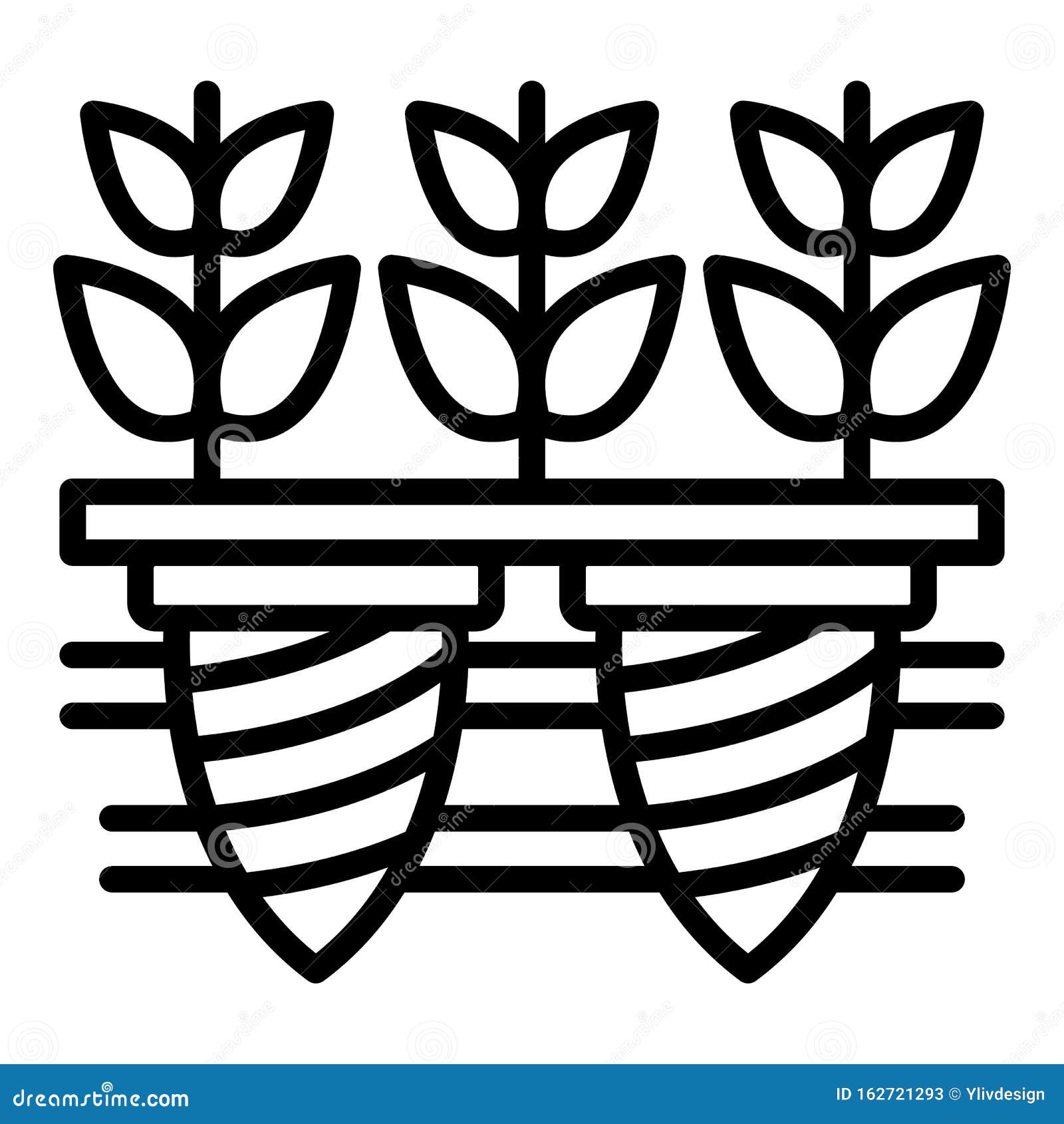 Plant Seed Icon, Outline Style Stock Vector - Illustration of nature ...