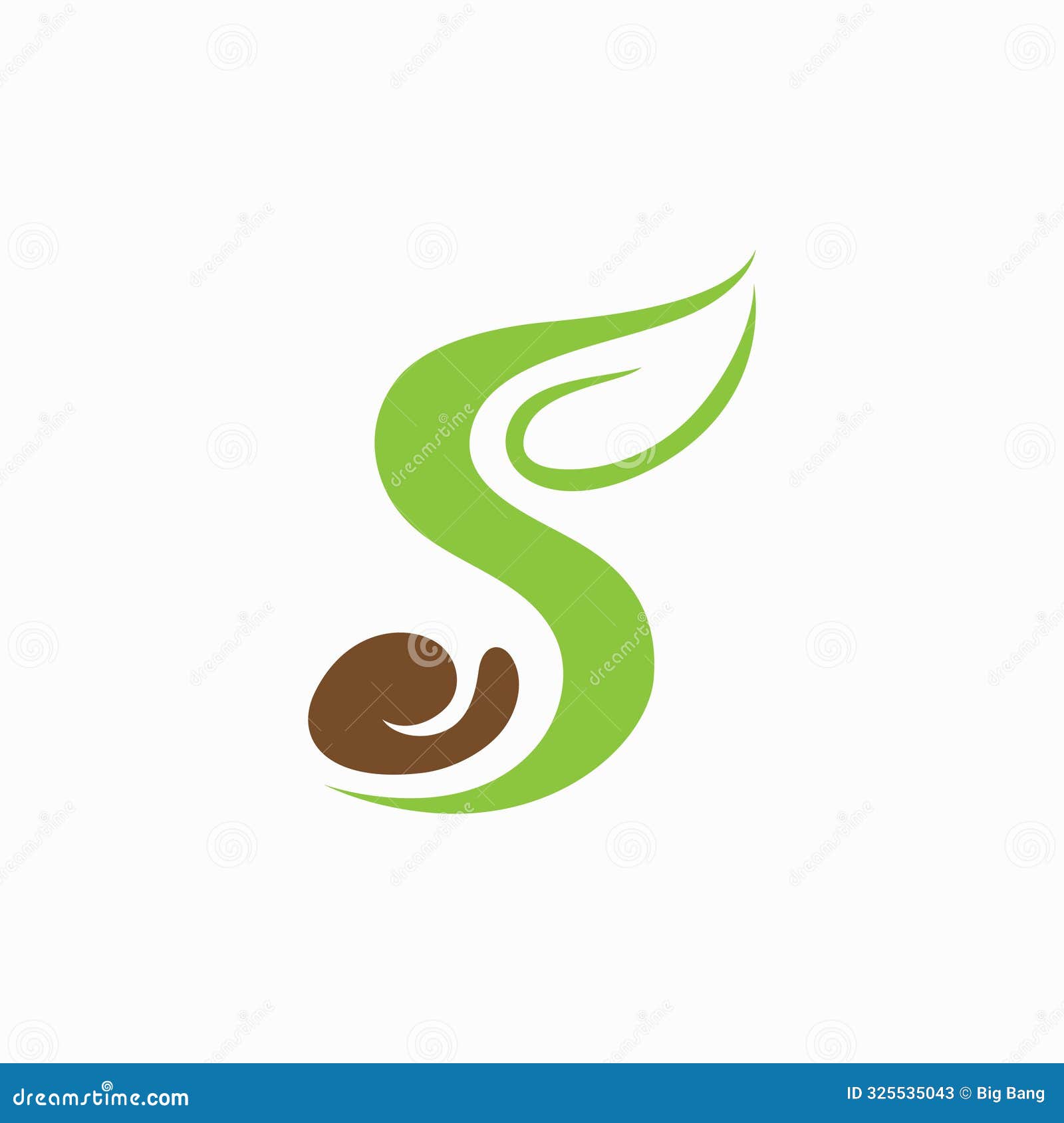 Plant Seeds Logo Vector Concept Template Stock Vector - Illustration of ...