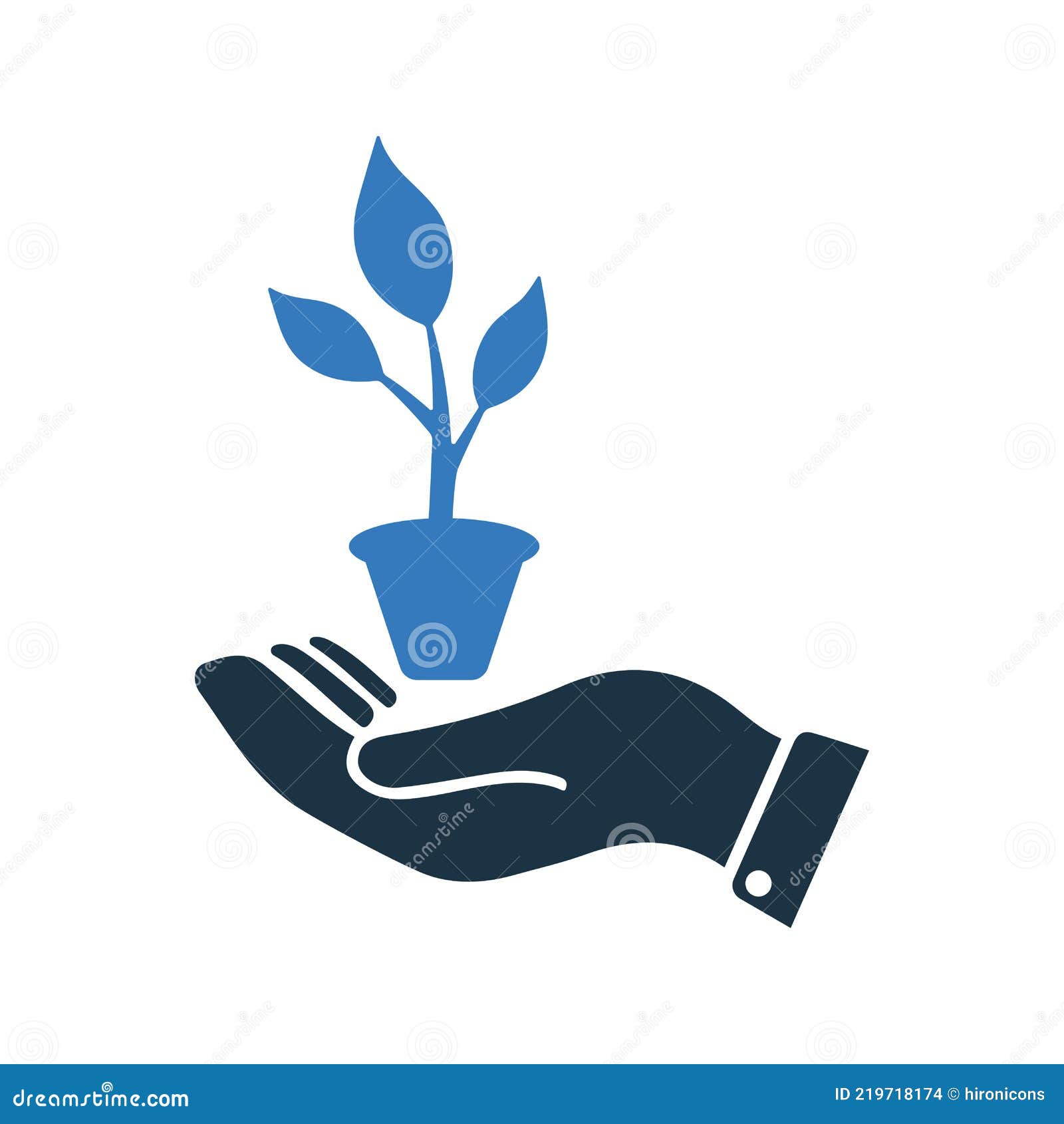 Plant, Start Up Icon. Editable Vector Isolated on a White Background ...