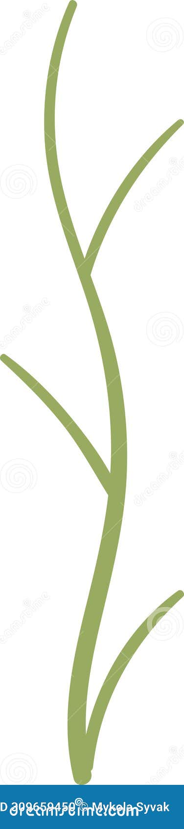 Plant Stem Icon stock vector. Illustration of organic - 309659450