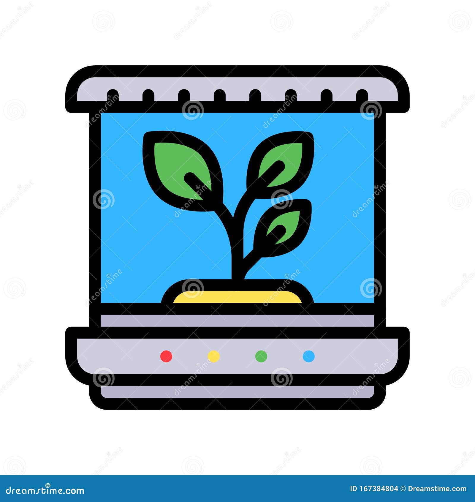 Plant Tissue Culture Vector, Future Technology Filled Design Icon Stock ...