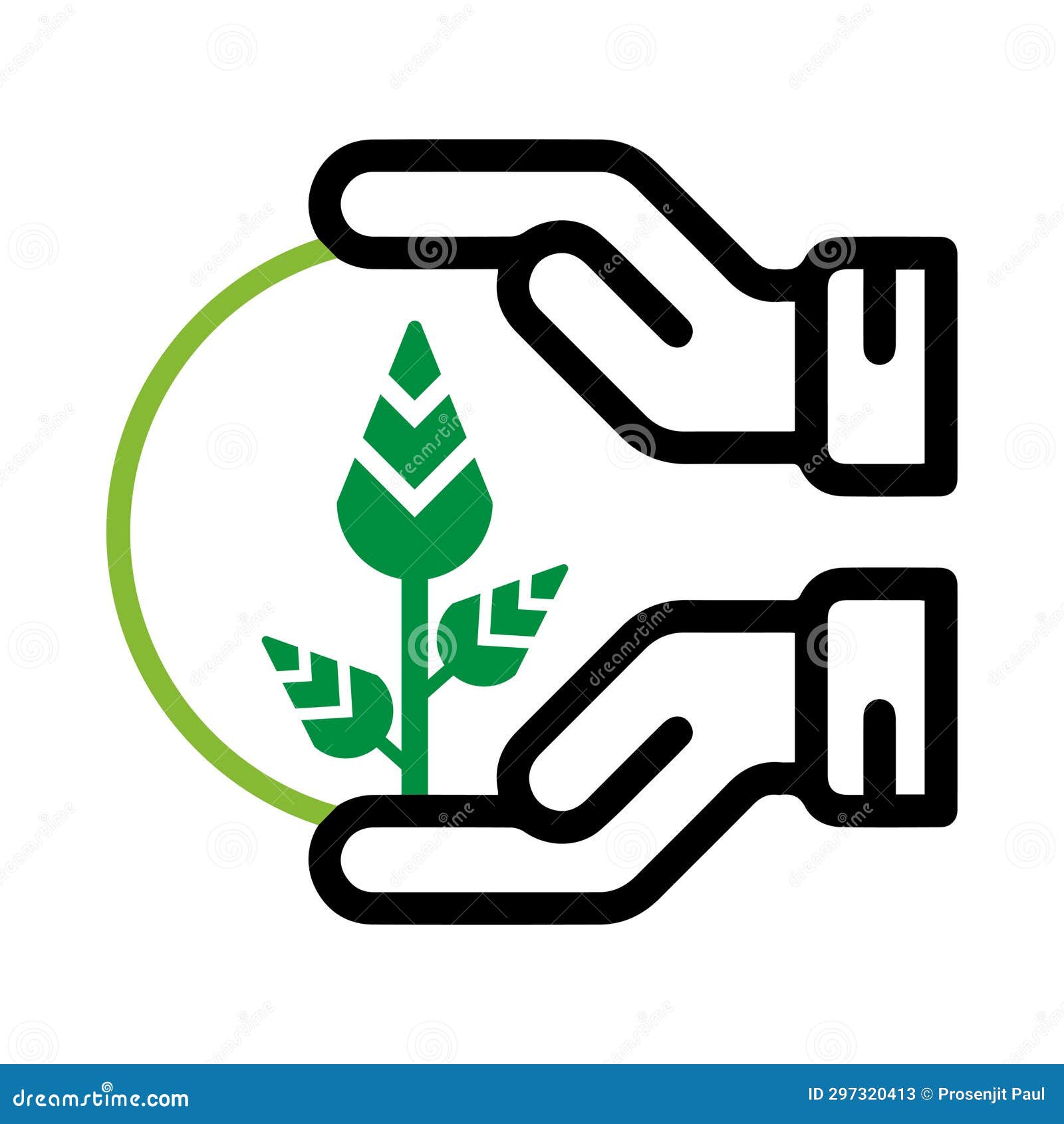 Plant, Tree, Hand, Care, Plant on Hand, Plant Care Icon Stock Vector ...