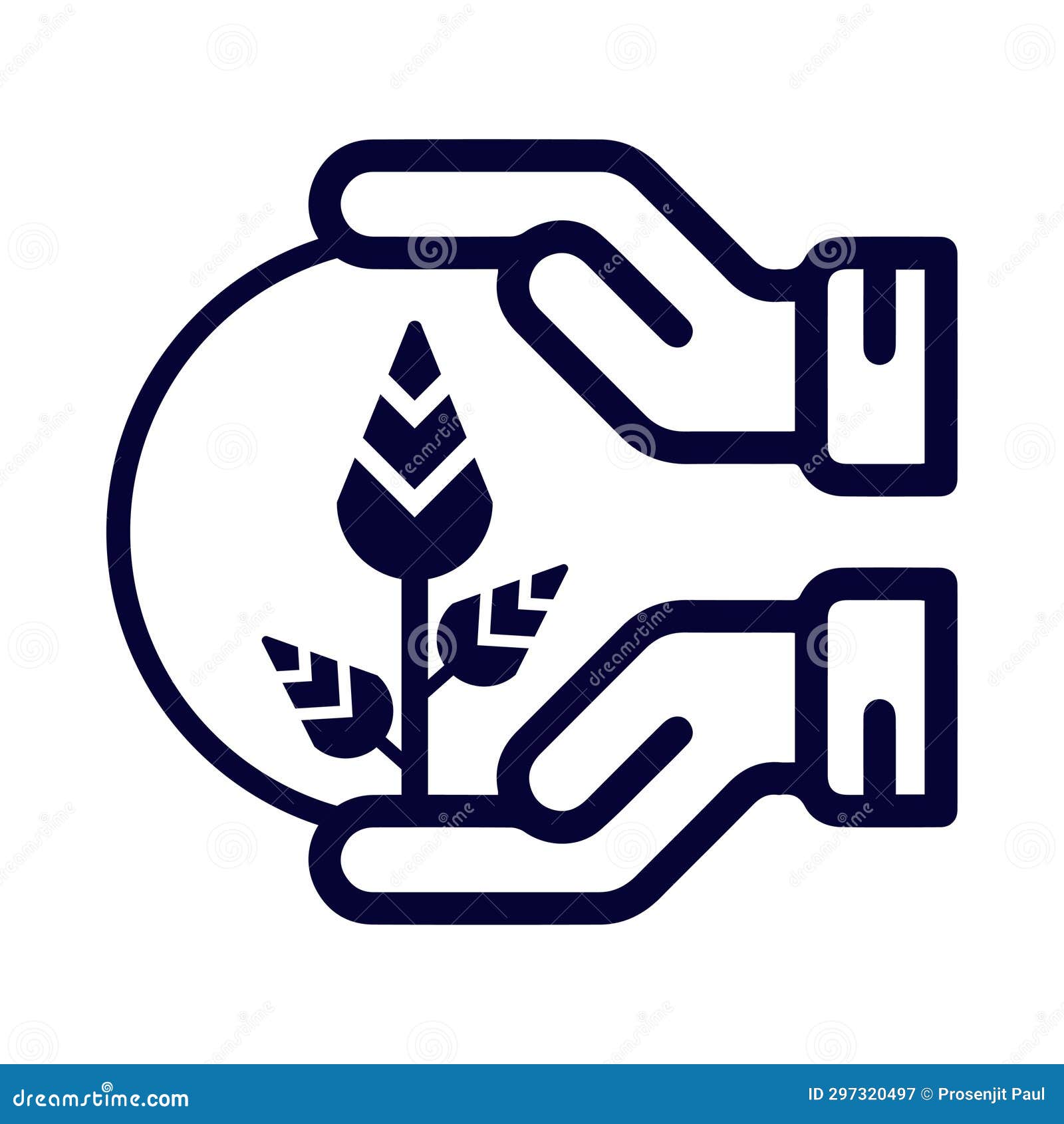 Plant, Tree, Hand, Care, Plant on Hand, Plant Care Icon Stock Vector ...
