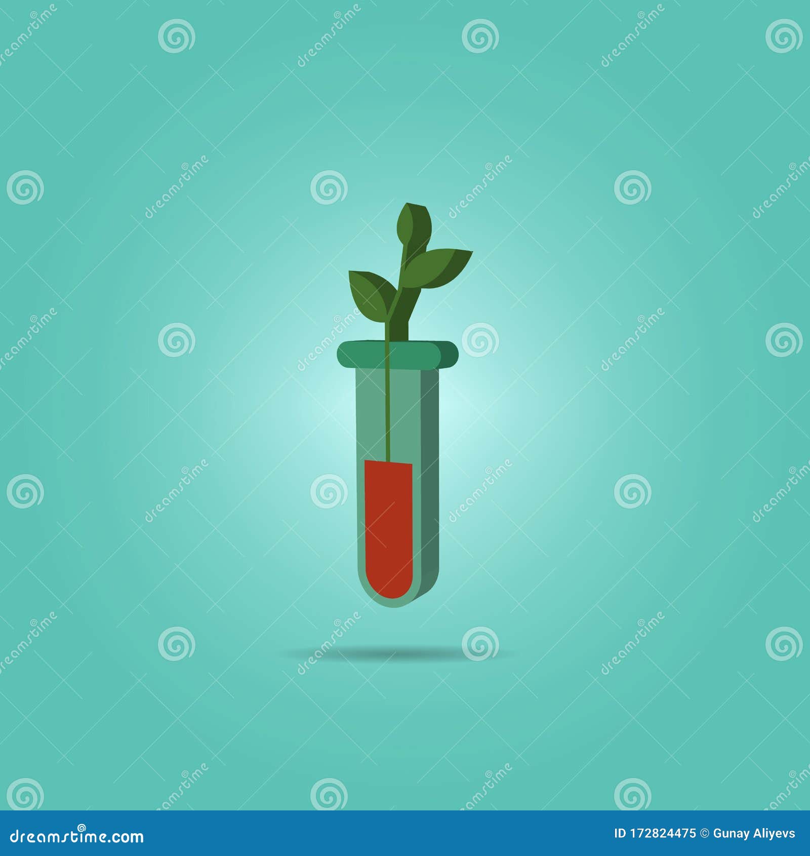 Plant In Vitro Cartoon Vector | CartoonDealer.com #83384765