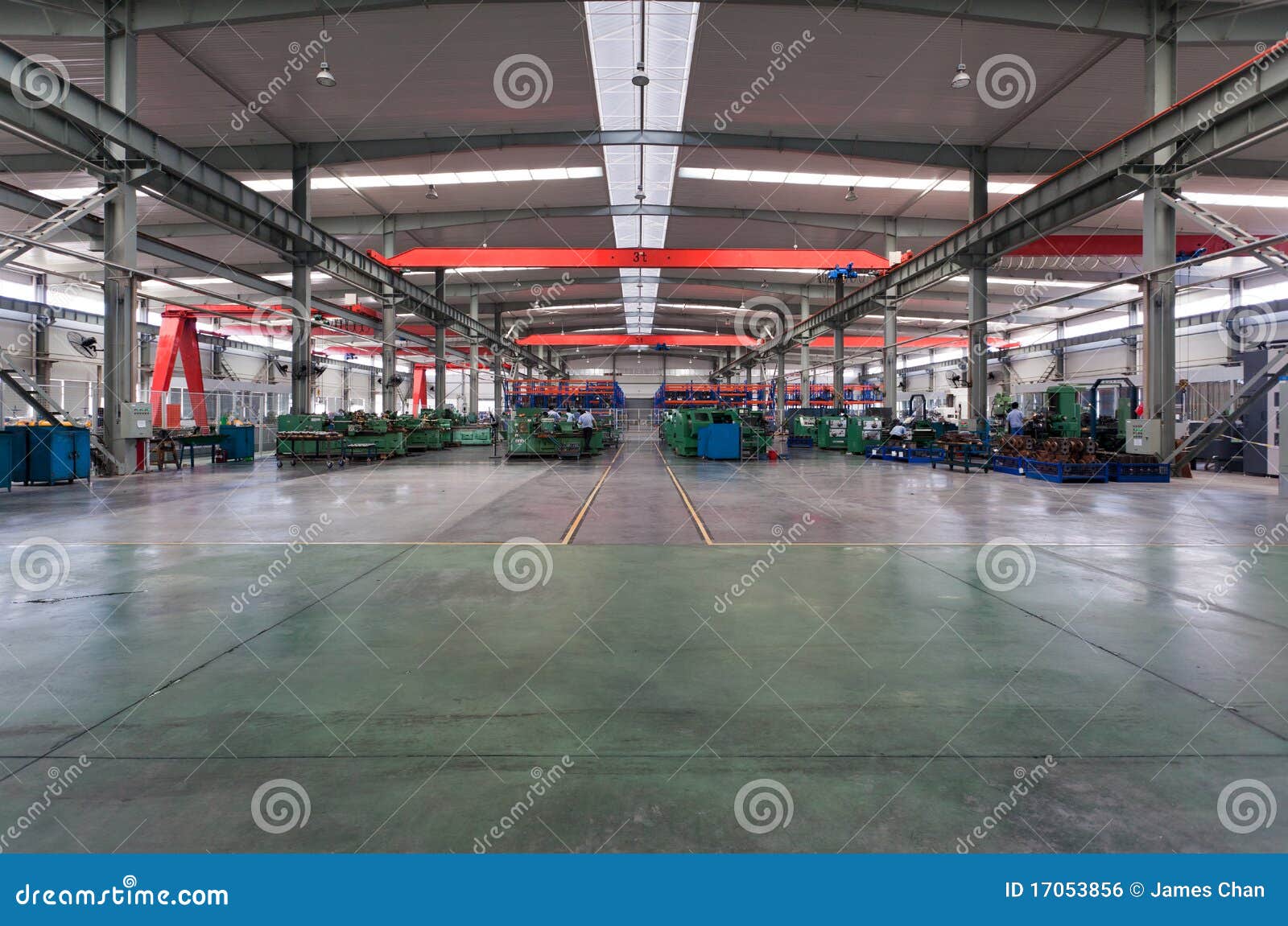 Plant workshop factory stock photo. Image of clean, crane - 17053856