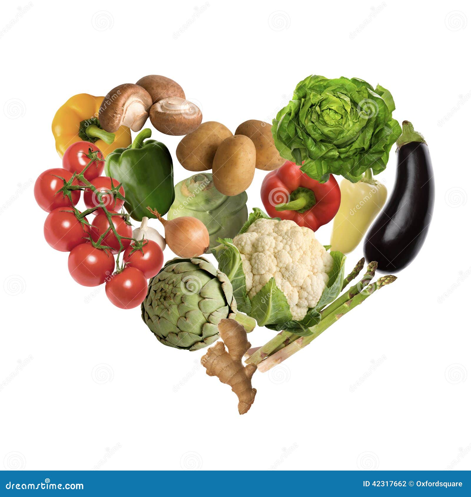 Plantaardig Hart stock foto. Image of broccoli, vers - 42317662