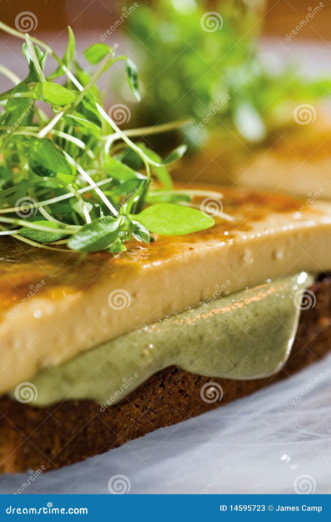 Plantain bread tapas stock image. Image of gras, tapas - 14595723