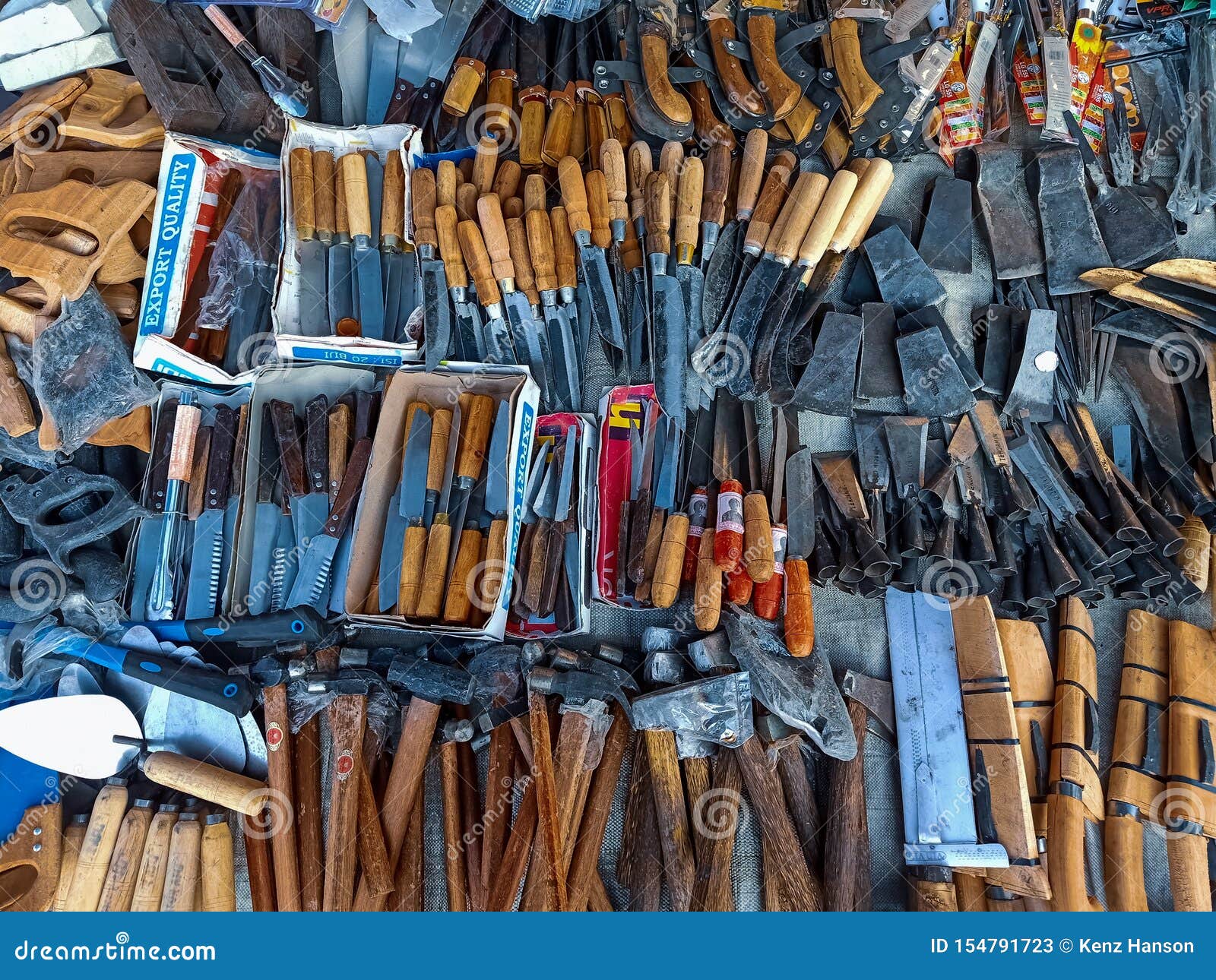 Plantation and Building Agricultural Tools Stock Image - Image of ...