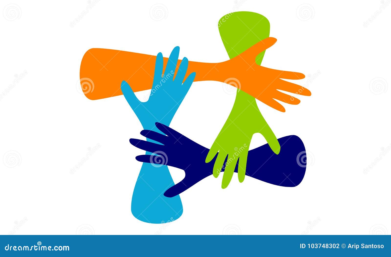 Plantilla De La Solución De La Sinergia Ilustración del Vector ...