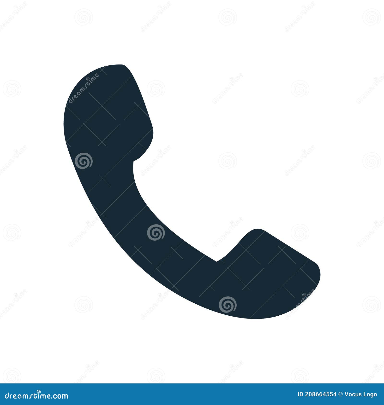 Plantilla De Logotipo Del Vector De Icono De Llamada Imagen de archivo ...