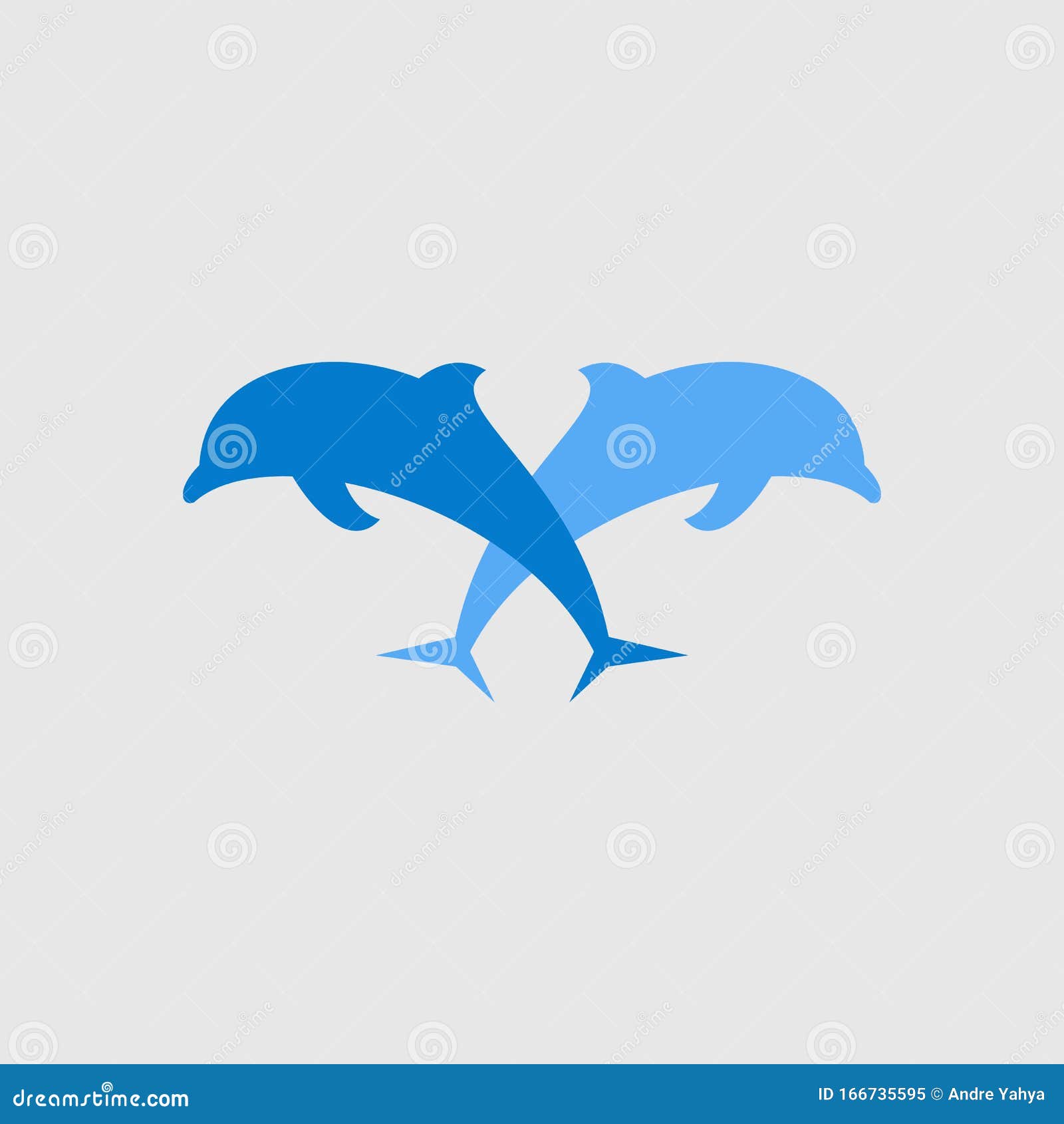 Plantilla De Logotipo De Delfines Stock de ilustración - Ilustración de ...