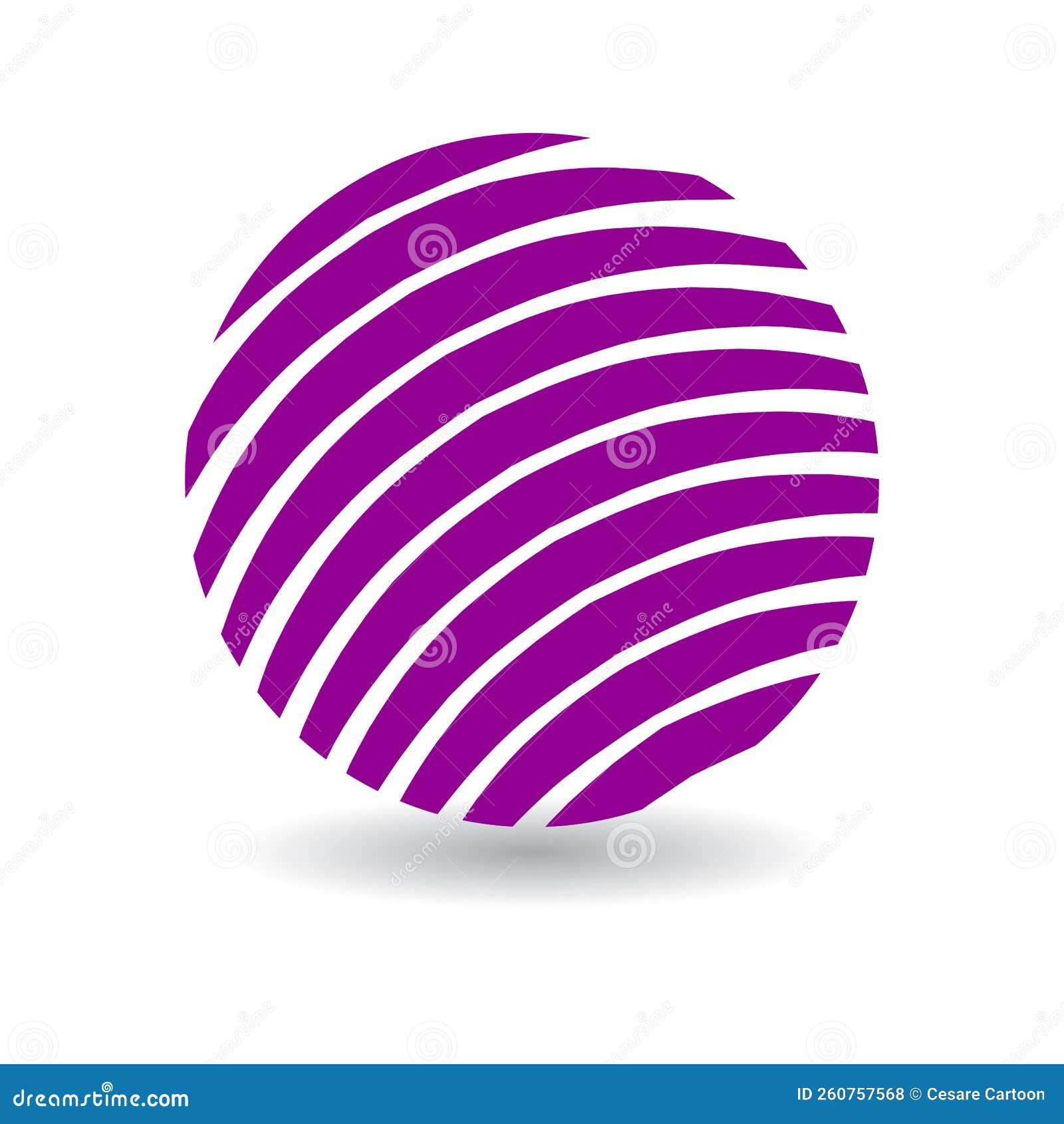 Plantilla De Logotipo De Esfera Ilustración del Vector - Ilustración de ...