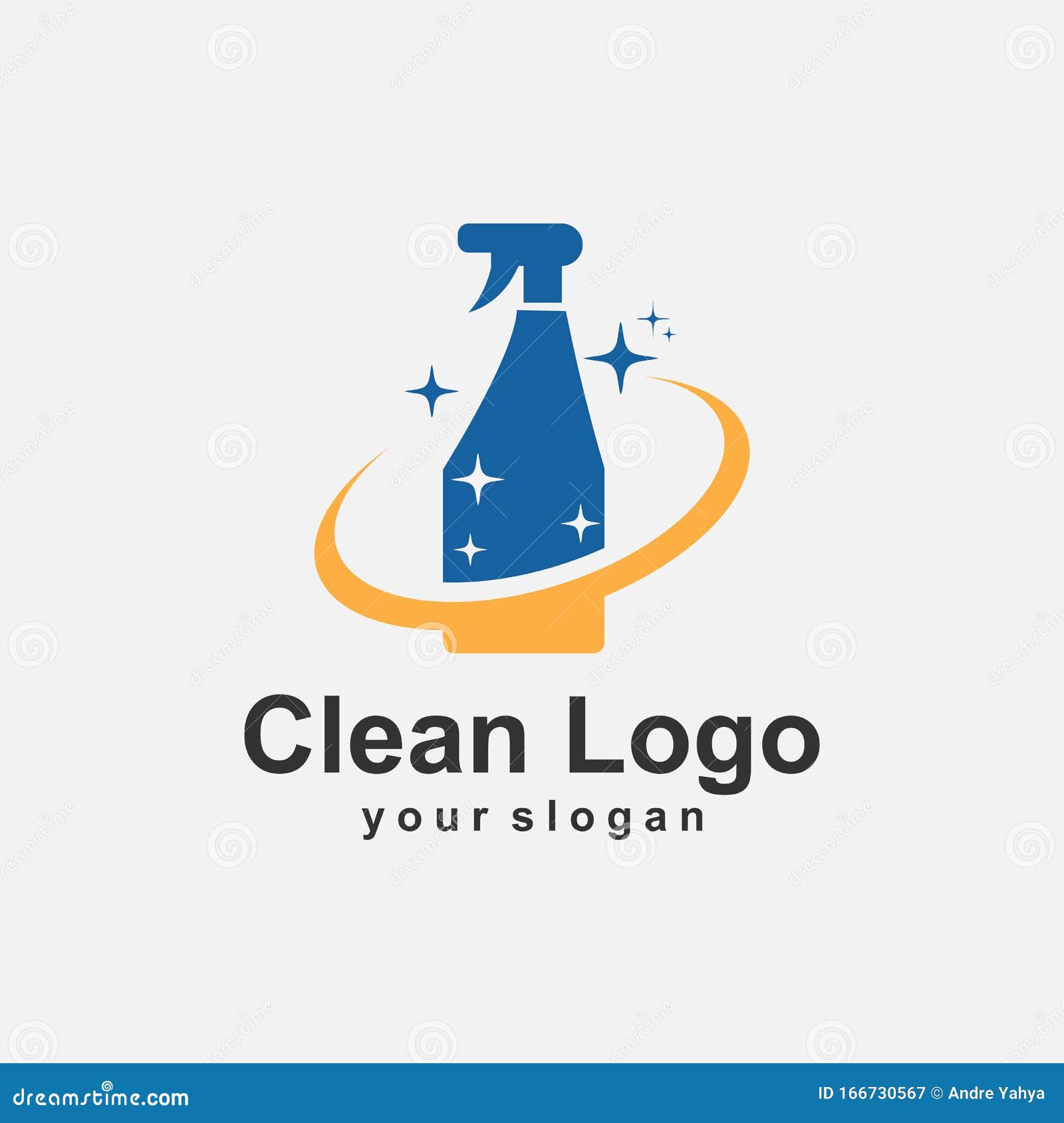 Plantilla De Logotipo Limpio Stock de ilustración - Ilustración de ...