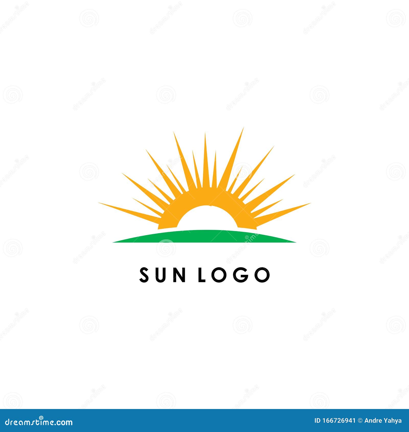Plantilla De Logotipo De Sol Stock de ilustración - Ilustración de ...