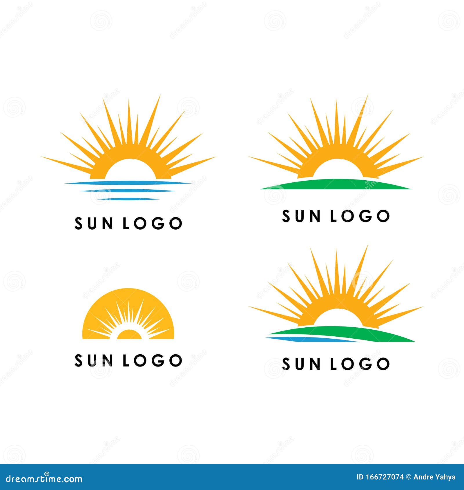 Plantilla De Logotipo De Sol Stock de ilustración - Ilustración de arte ...