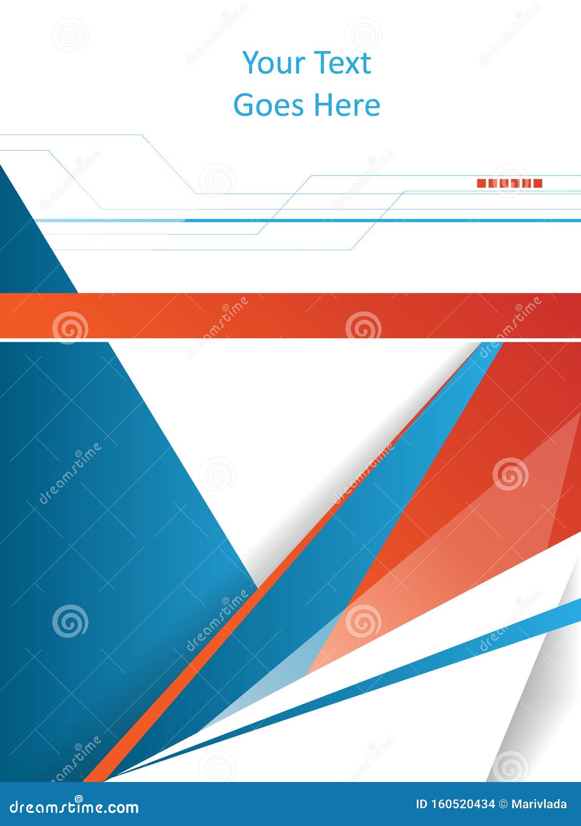 Plantilla De Portada Moderna Del Vector Ilustración del Vector ...