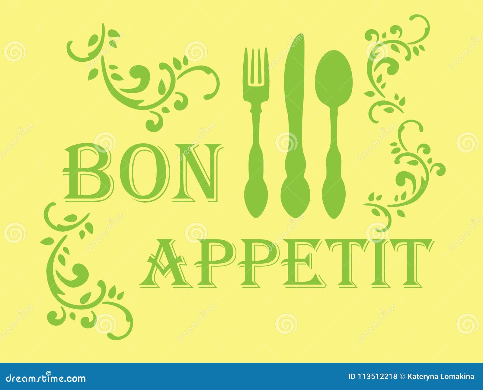 Plantilla Del Appetit Del Bon Stock de ilustración - Ilustración de ...