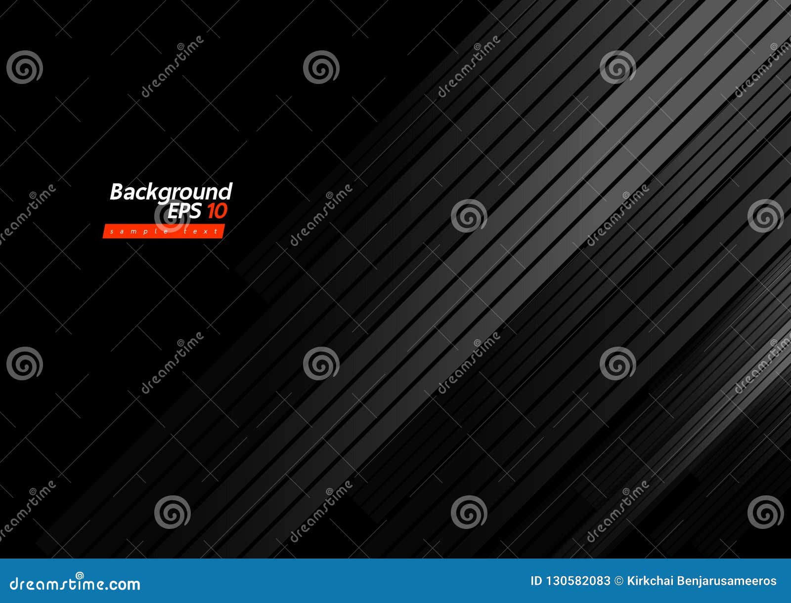 Plantilla Del Fondo Del Negro Del Vector Ilustración del Vector ...