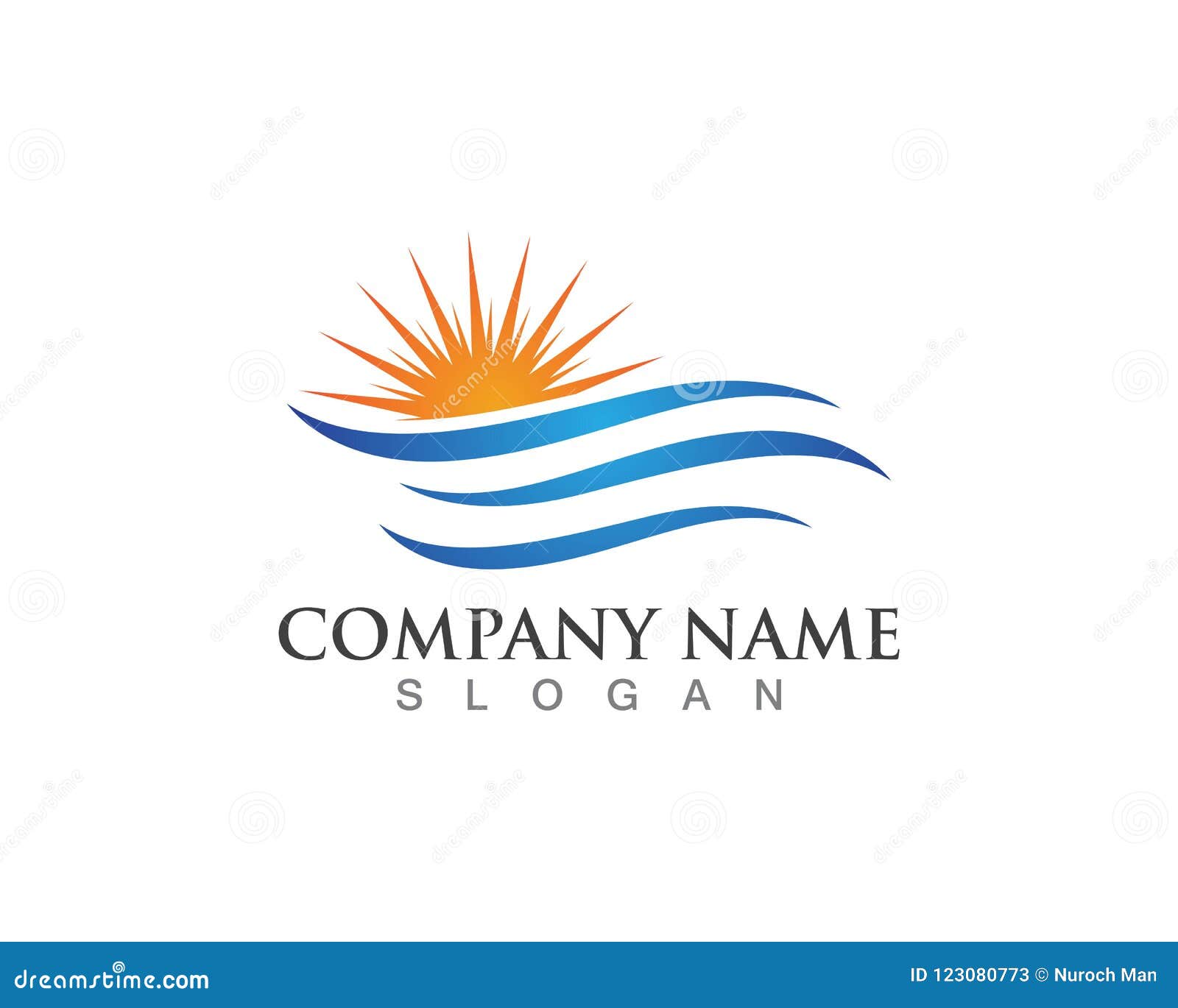 Plantilla Del Icono Del Vector Del Logotipo De Sun Ilustración del ...