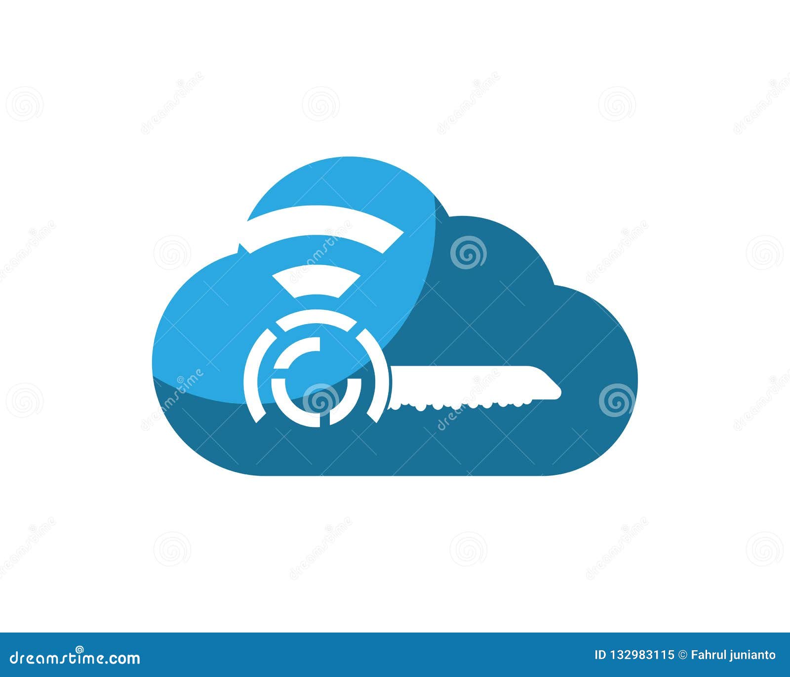 Plantilla Del Logotipo De Internet Del Conection Del Escudo Ilustración ...