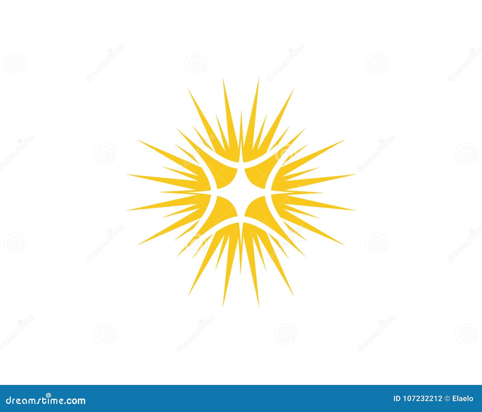 Plantilla Del Logotipo De Sun Ilustración del Vector - Ilustración de ...