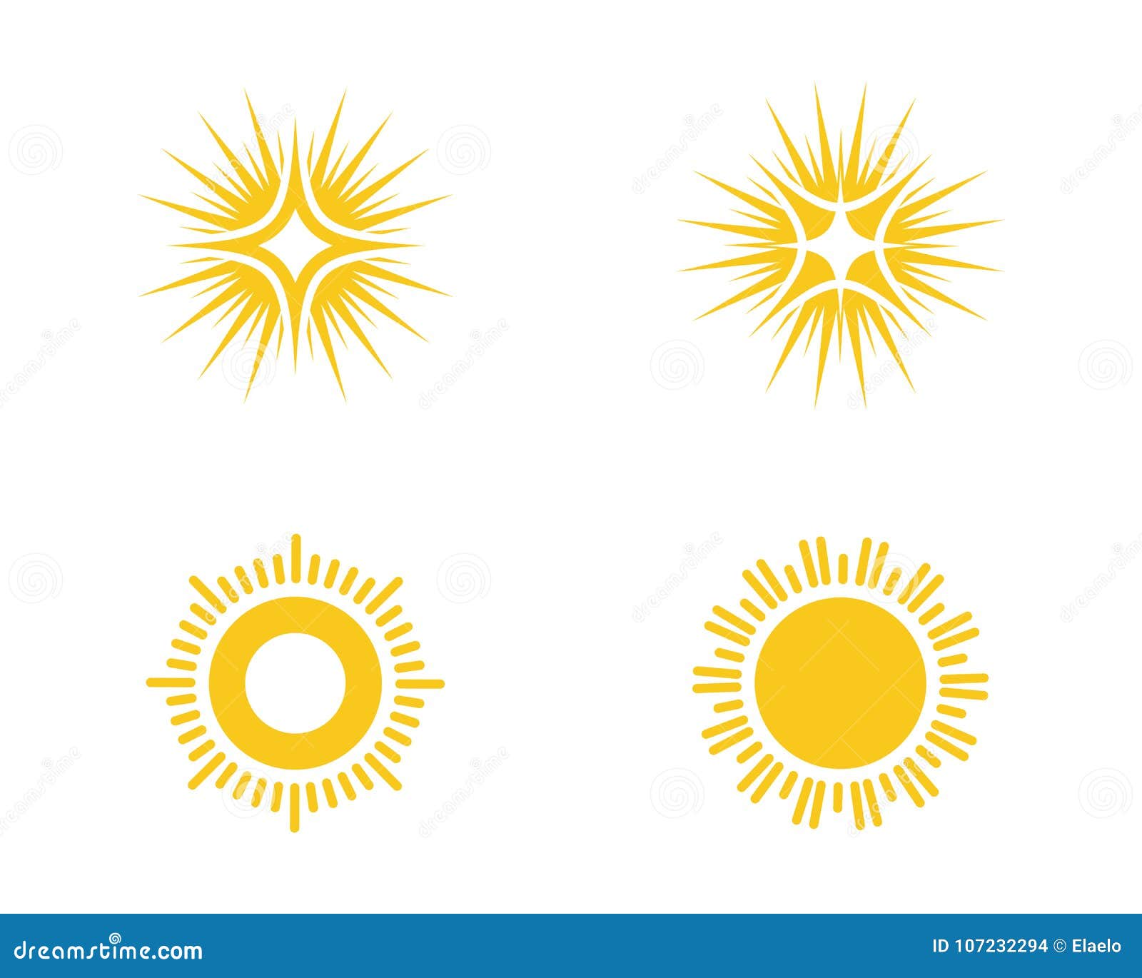 Plantilla Del Logotipo De Sun Ilustración del Vector - Ilustración de ...