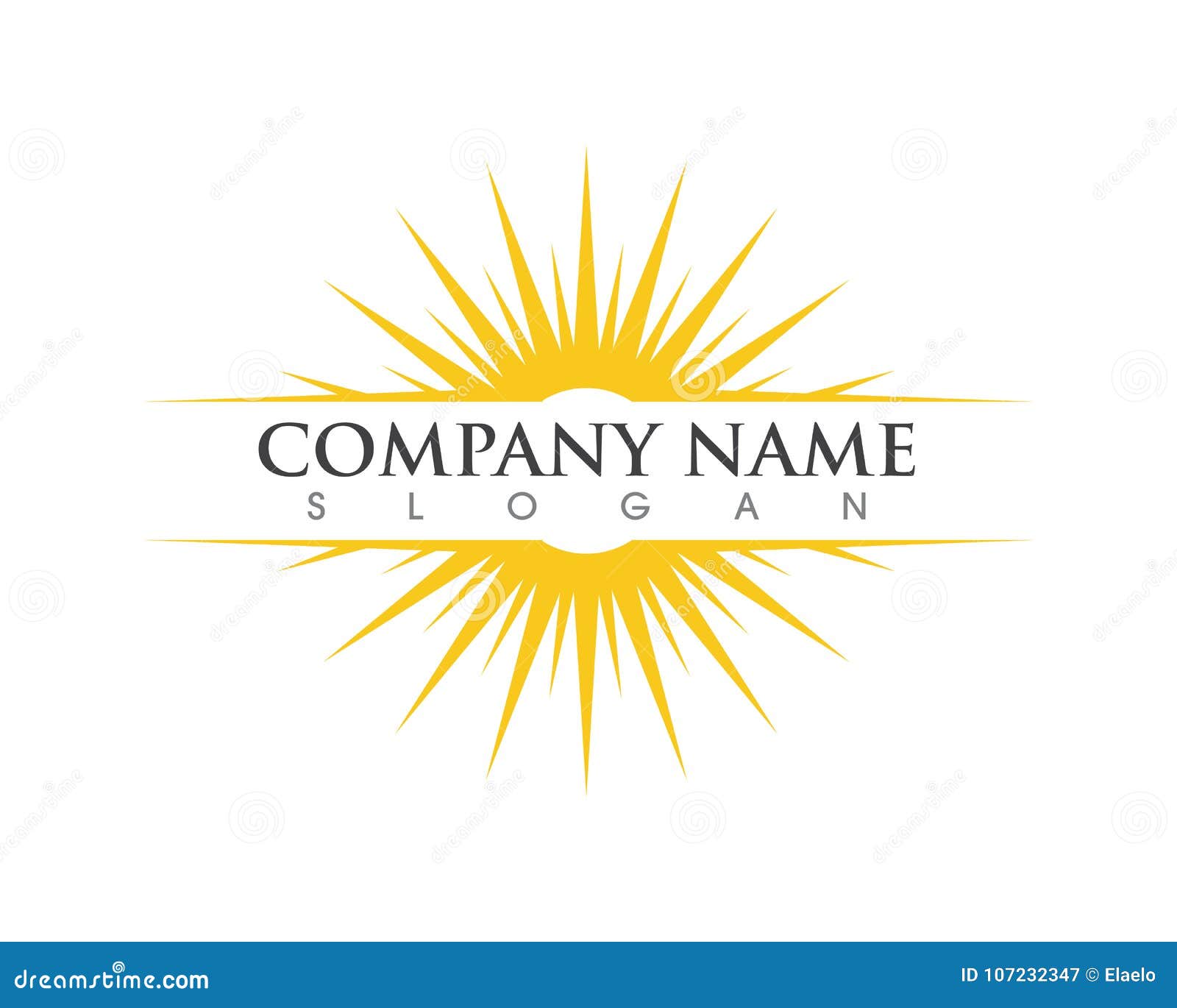 Plantilla Del Logotipo De Sun Ilustración del Vector - Ilustración de ...