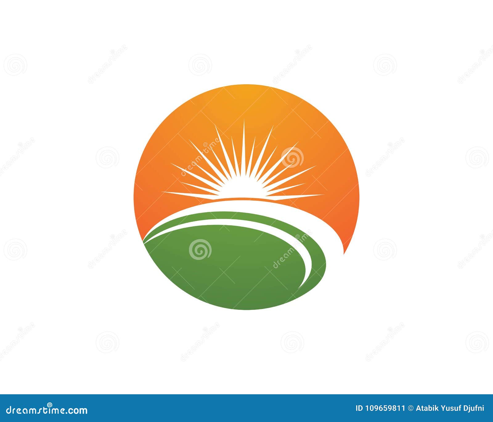 Plantilla Del Logotipo De Sun Ilustración del Vector - Ilustración de ...