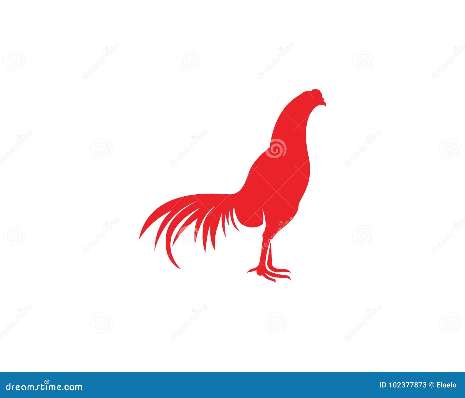 Plantilla Del Logotipo Del Gallo Ilustración del Vector - Ilustración ...