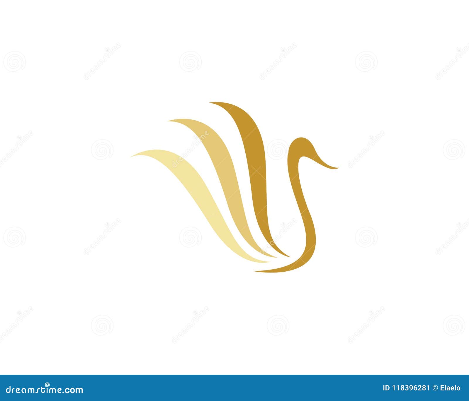 Plantilla Del Logotipo Del Ganso Ilustración del Vector - Ilustración ...