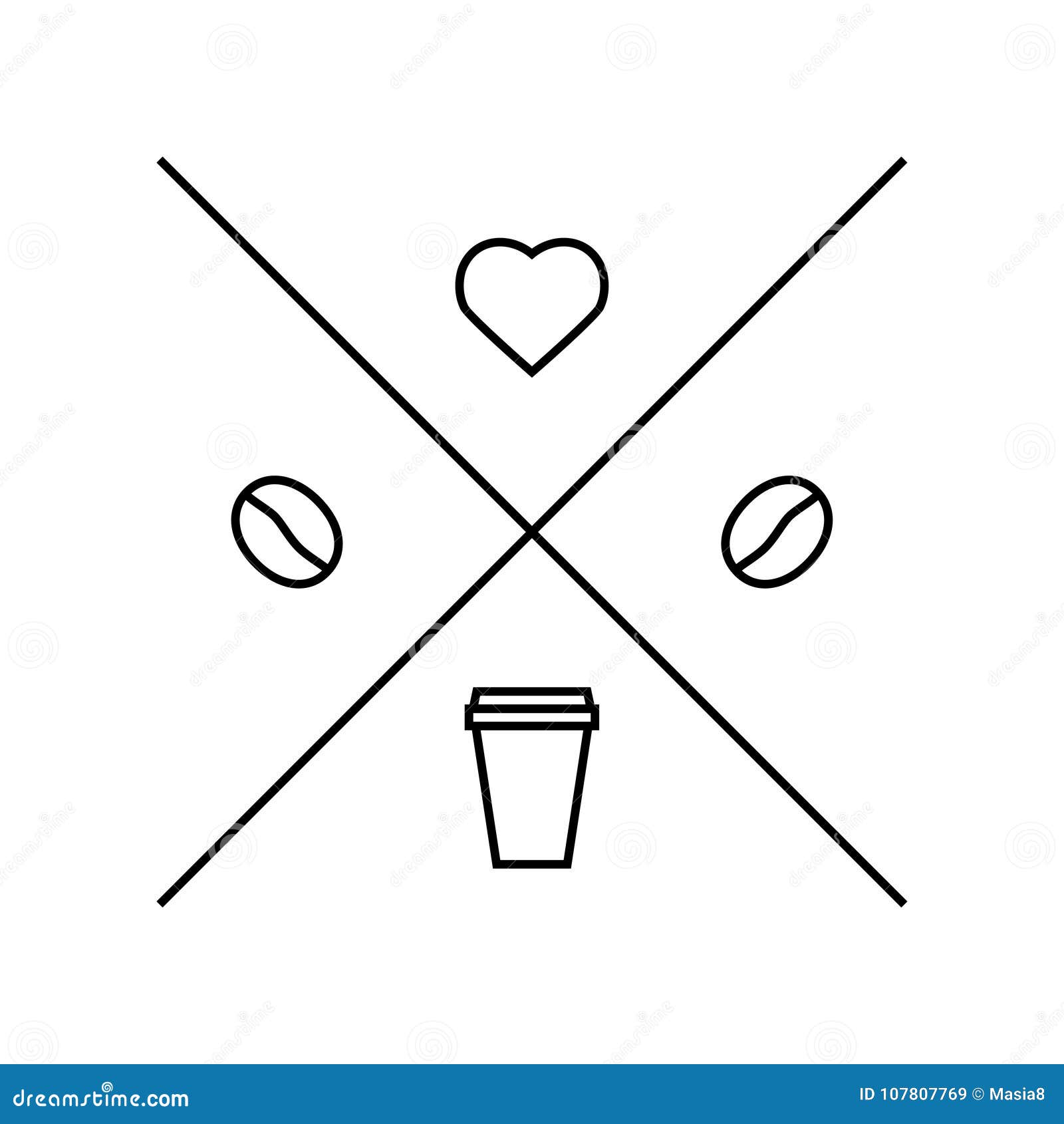 Plantilla Del Logotipo Del Inconformista Del Vector Stock de ...