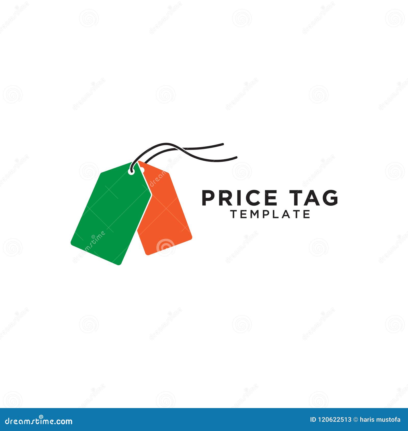 Plantilla Del Logotipo Del Precio Ilustración del Vector - Ilustración ...