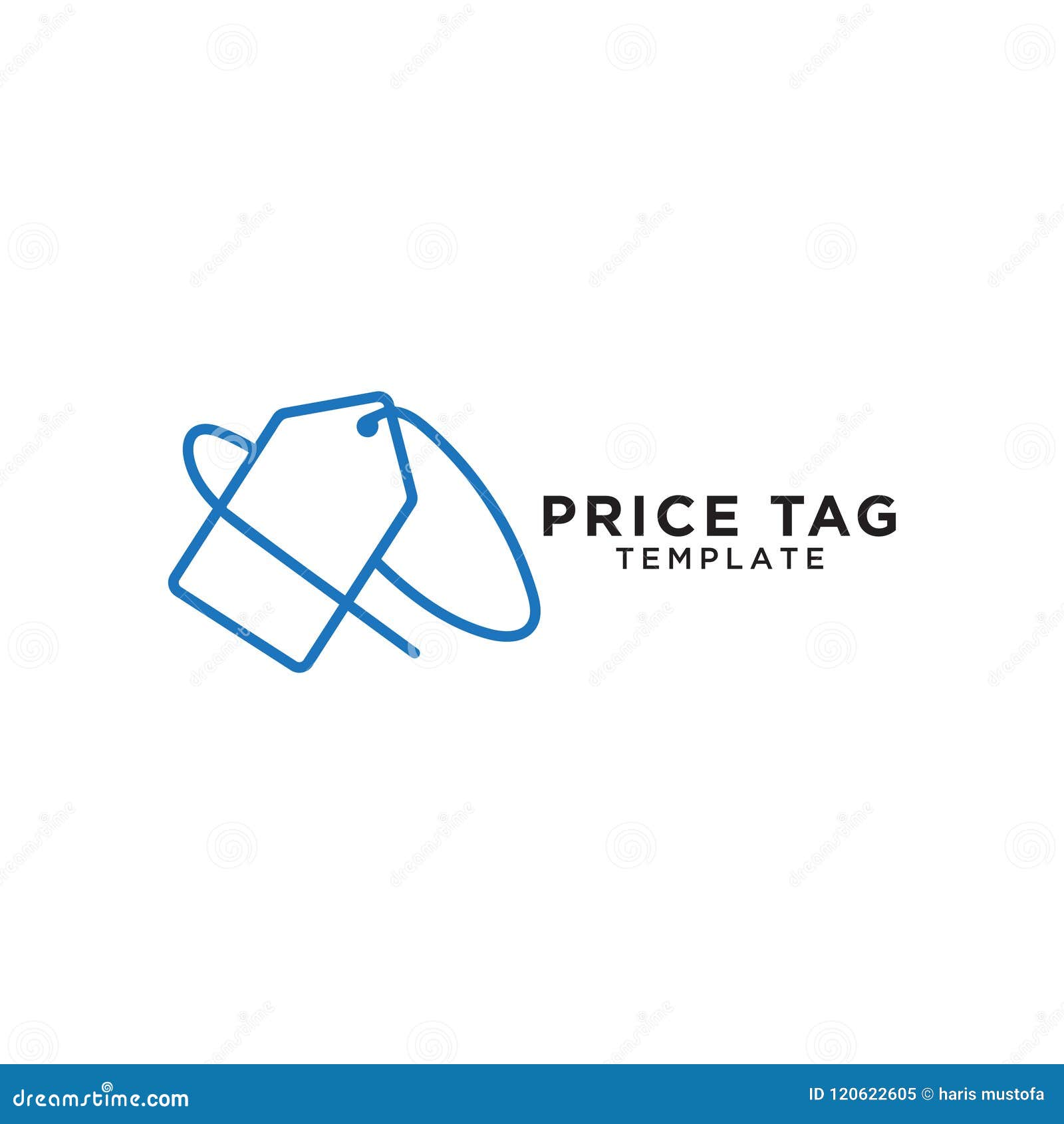 Plantilla Del Logotipo Del Precio Ilustración del Vector - Ilustración ...