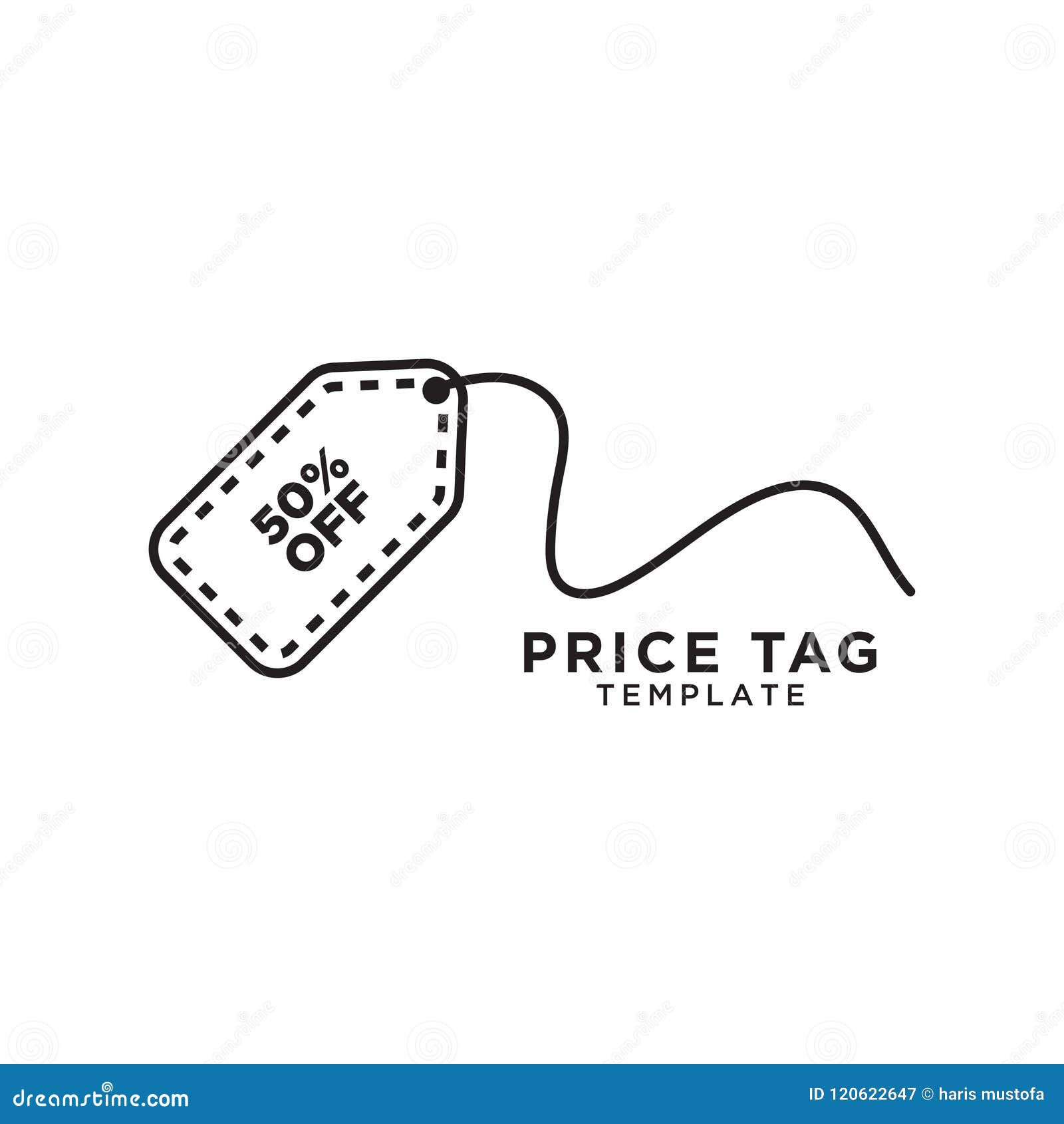 Plantilla Del Logotipo Del Precio Ilustración del Vector - Ilustración ...