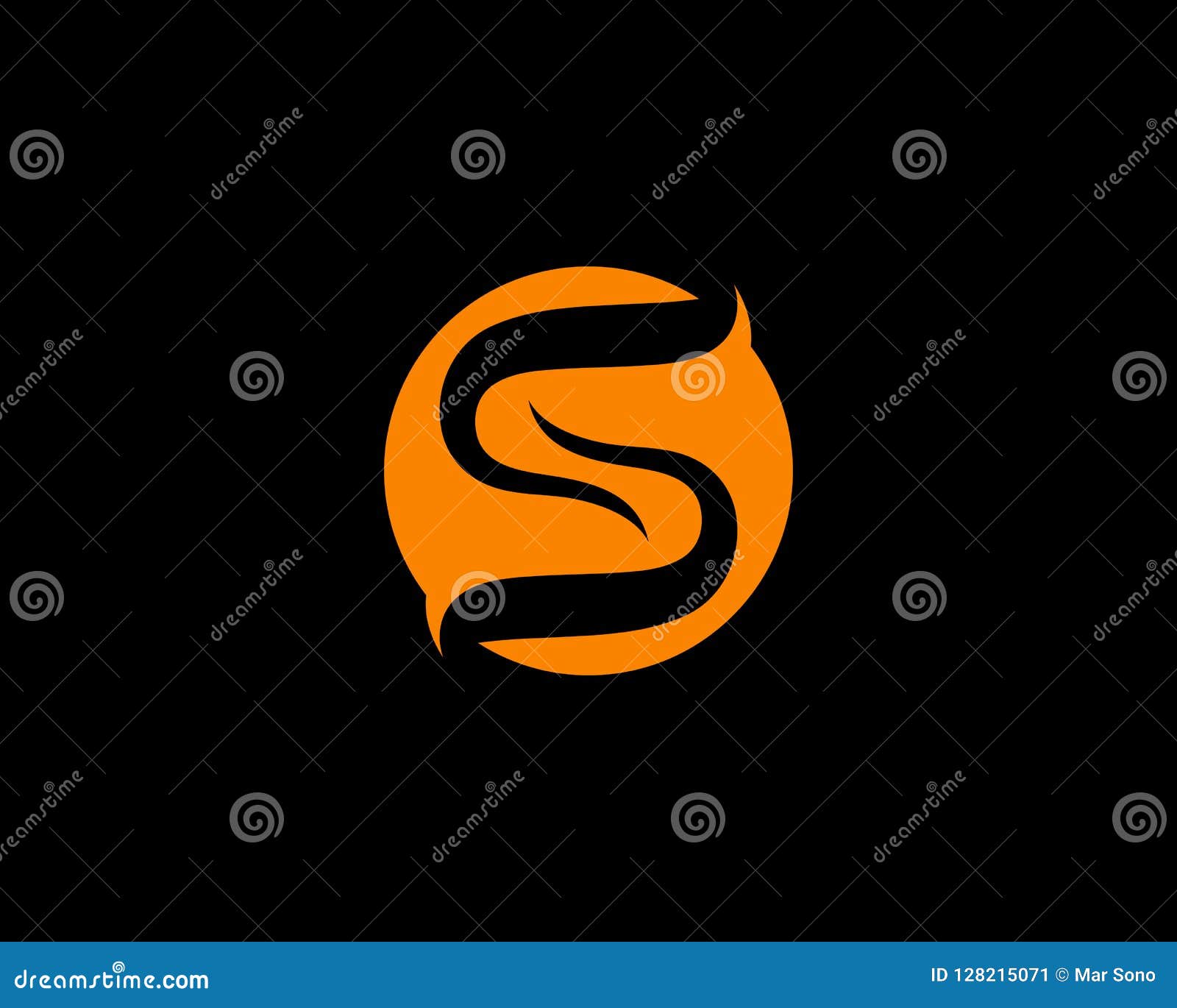 Plantilla Del Vector Del Logotipo De S Ilustración del Vector ...