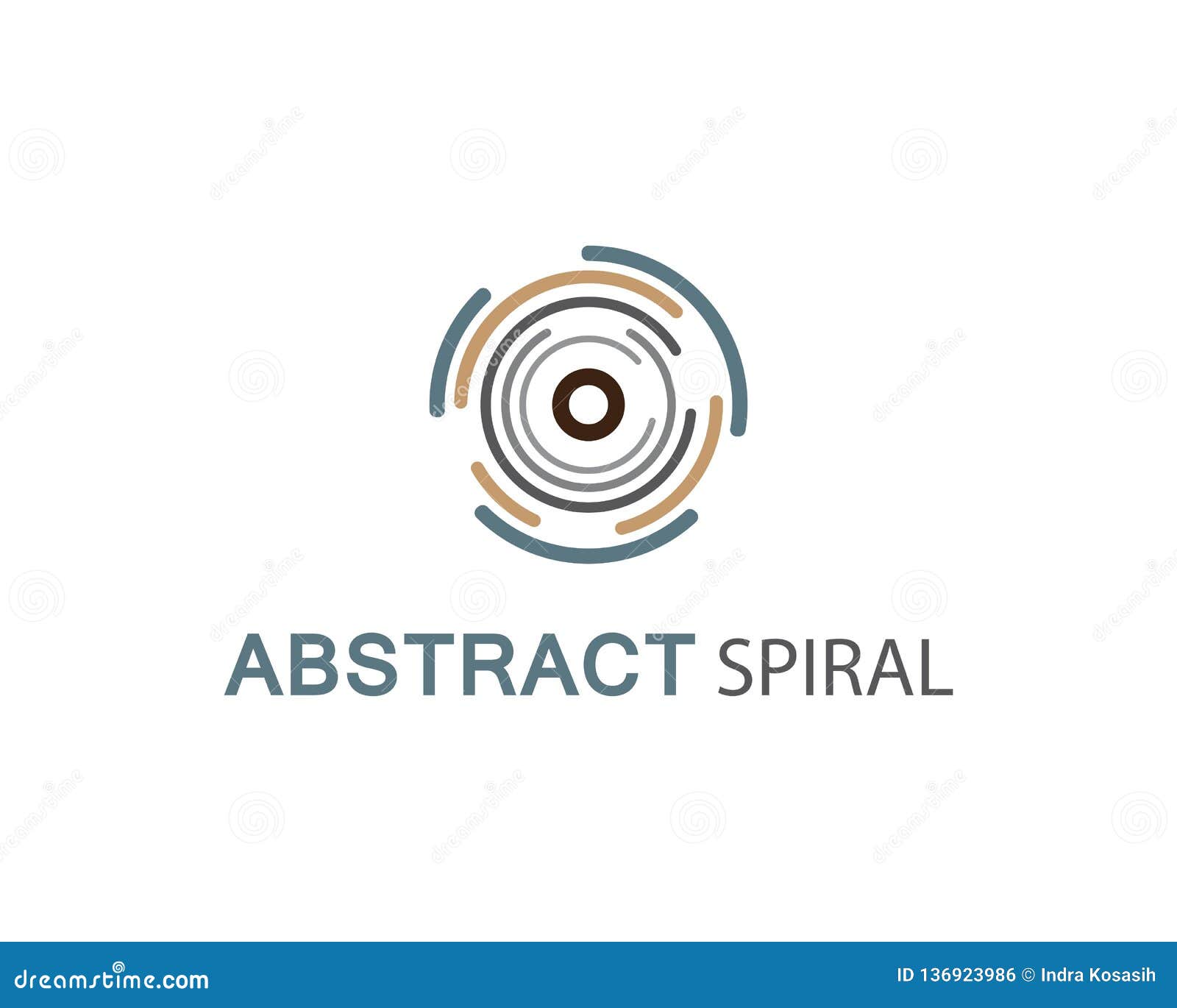Plantilla Espiral Del Logotipo Ilustración del Vector - Ilustración de ...