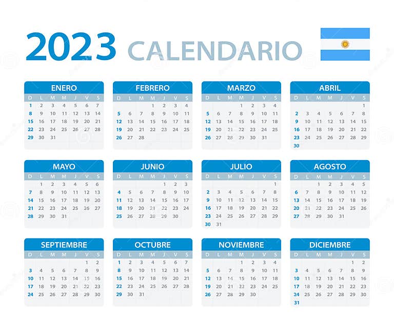 Plantilla Vectorial De Calendario 20223 Ilustración Gráfica Versión ... Plantilla Vectorial De Calendario 20223 Ilustración Gráfica Versión ...