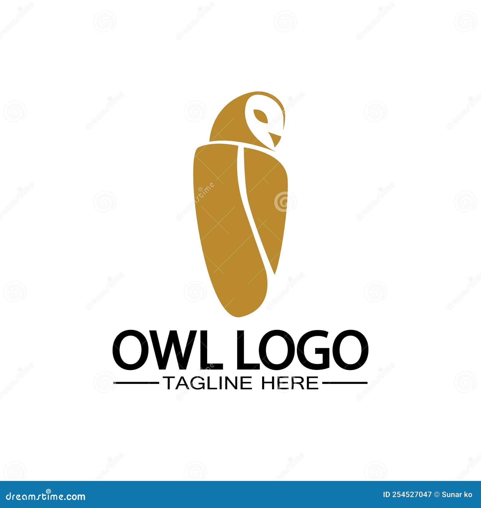 Plantilla Vectorial De Logotipo De Owl Ilustración del Vector ...