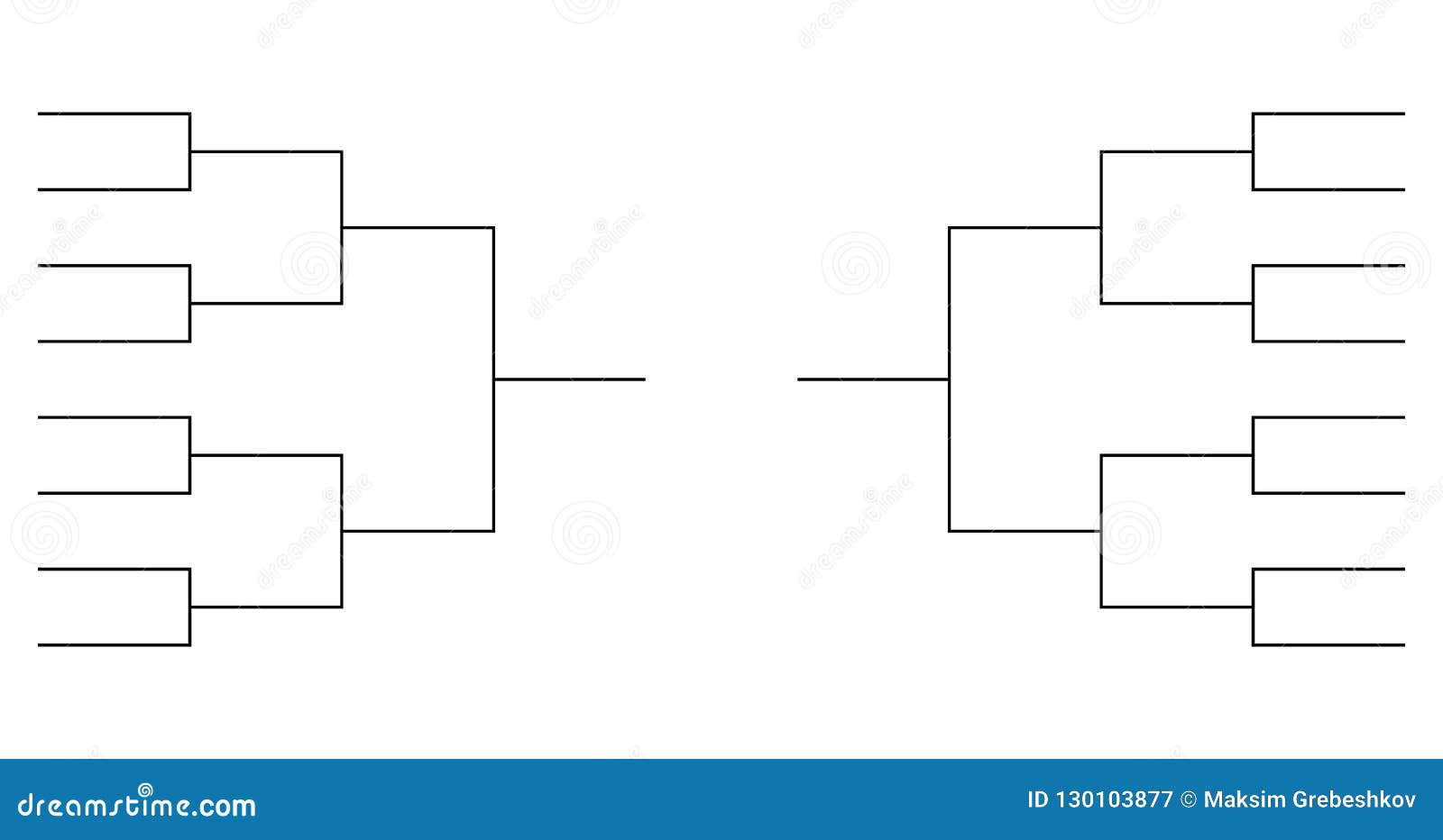 Plantillas Del Soporte Del Torneo Stock de ilustración - Ilustración de ...