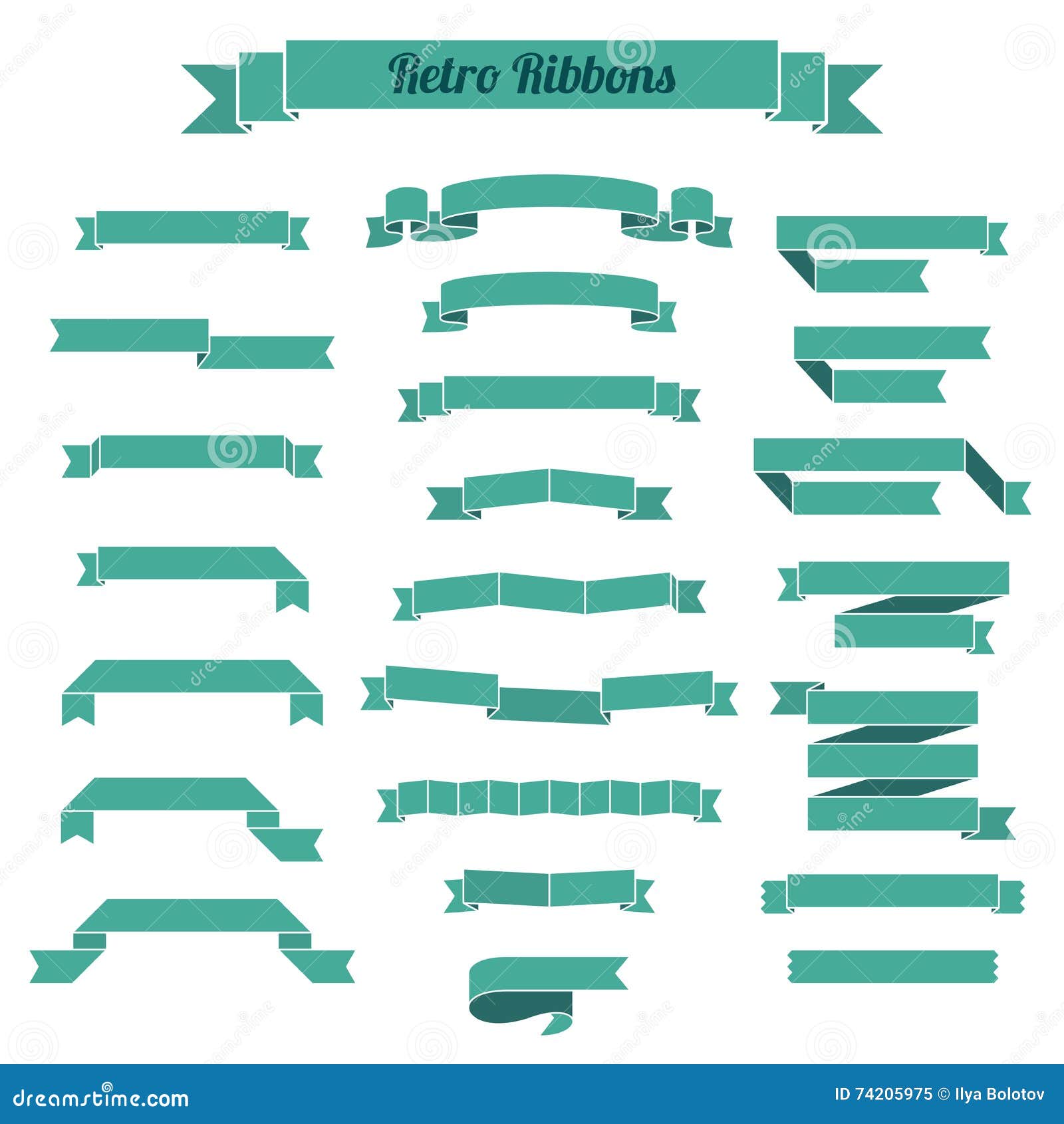 Plantillas Del Vector De Las Cintas Ilustración del Vector ...