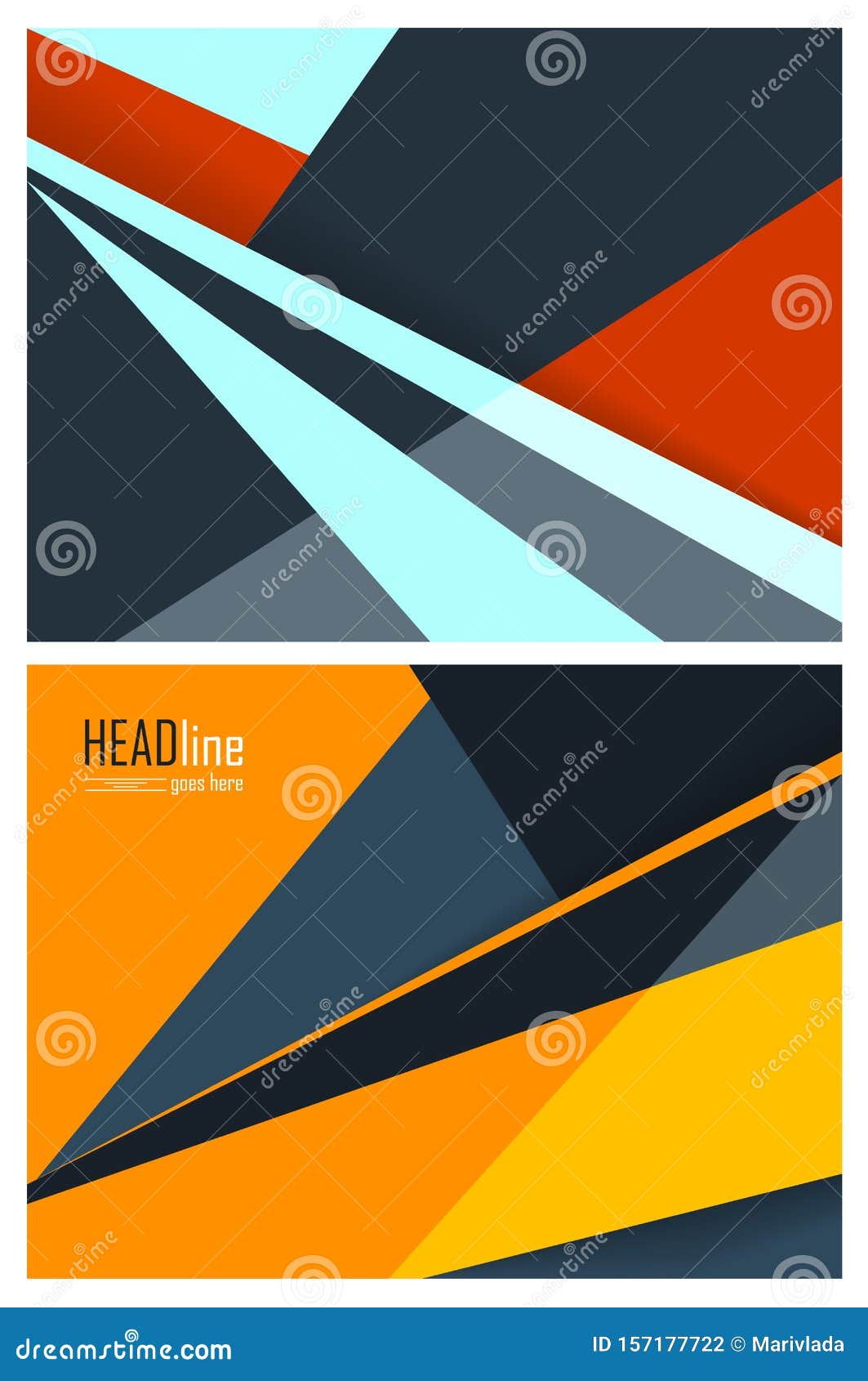 Plantillas Modernas De Vectores Ilustración del Vector - Ilustración de ...