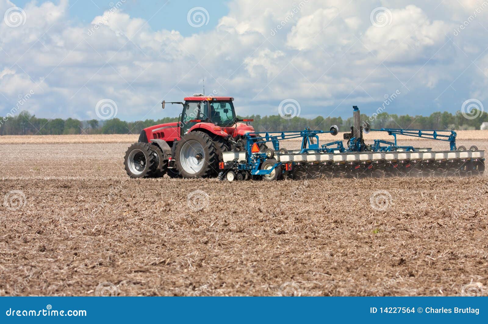 Planting Corn stock photo. Image of dirt, industry, farming - 14227564